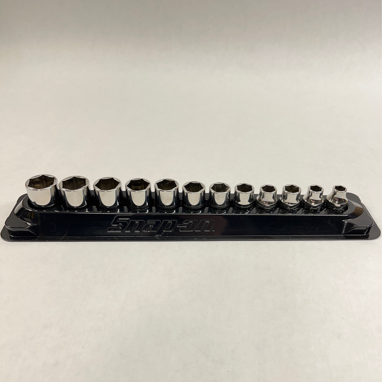 Snap On 12 Pc. 3/8" Drive 6-Point Metric Flank Drive Shallow Socket Set (8-19 mm) 212FSMY - Shop ...