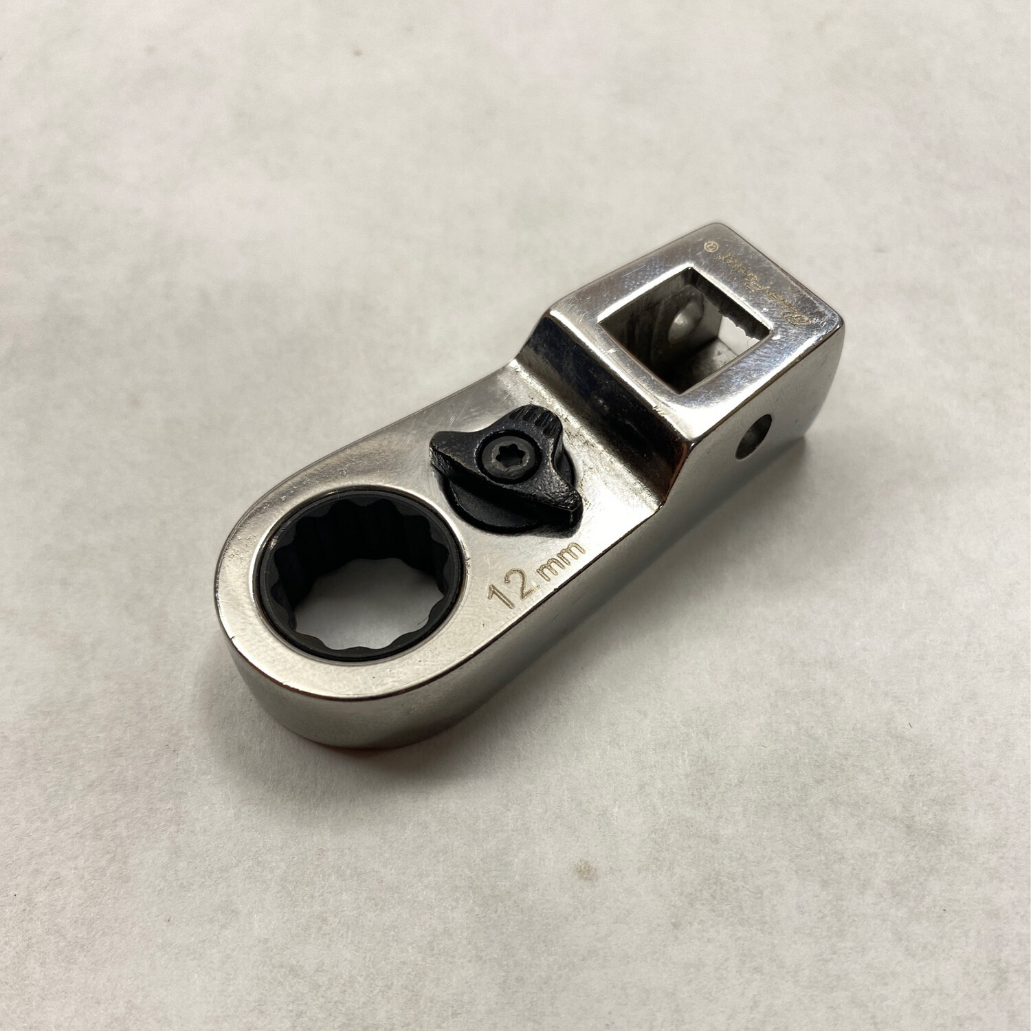 Blue Point 3/8” Drive 12-point Metric 12mm Ratcheting Crowfoot Wrench ...