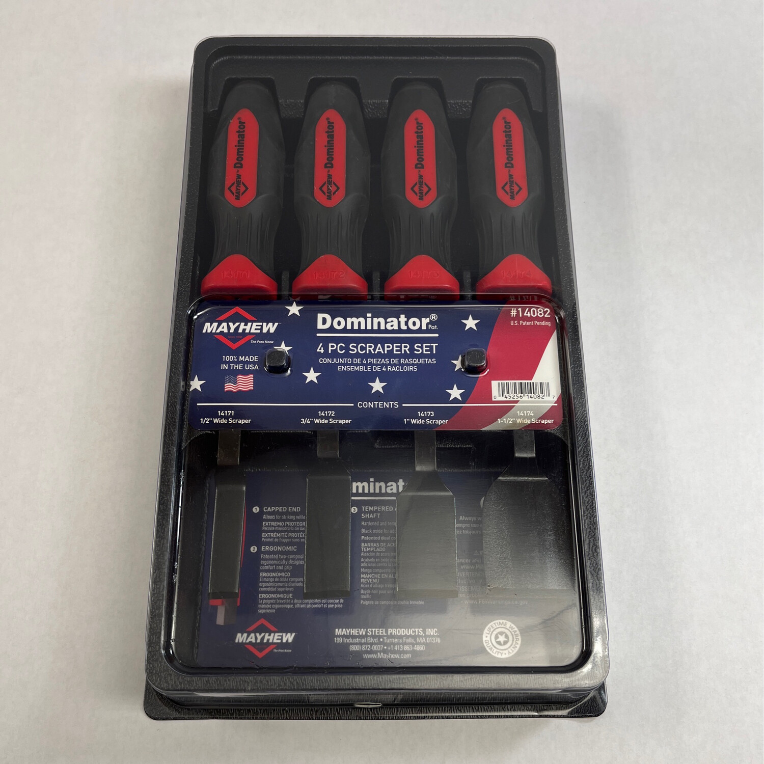 Mayhew Dominator 4 Pc. Scraper Set, 14082 - Shop - Tool Swapper