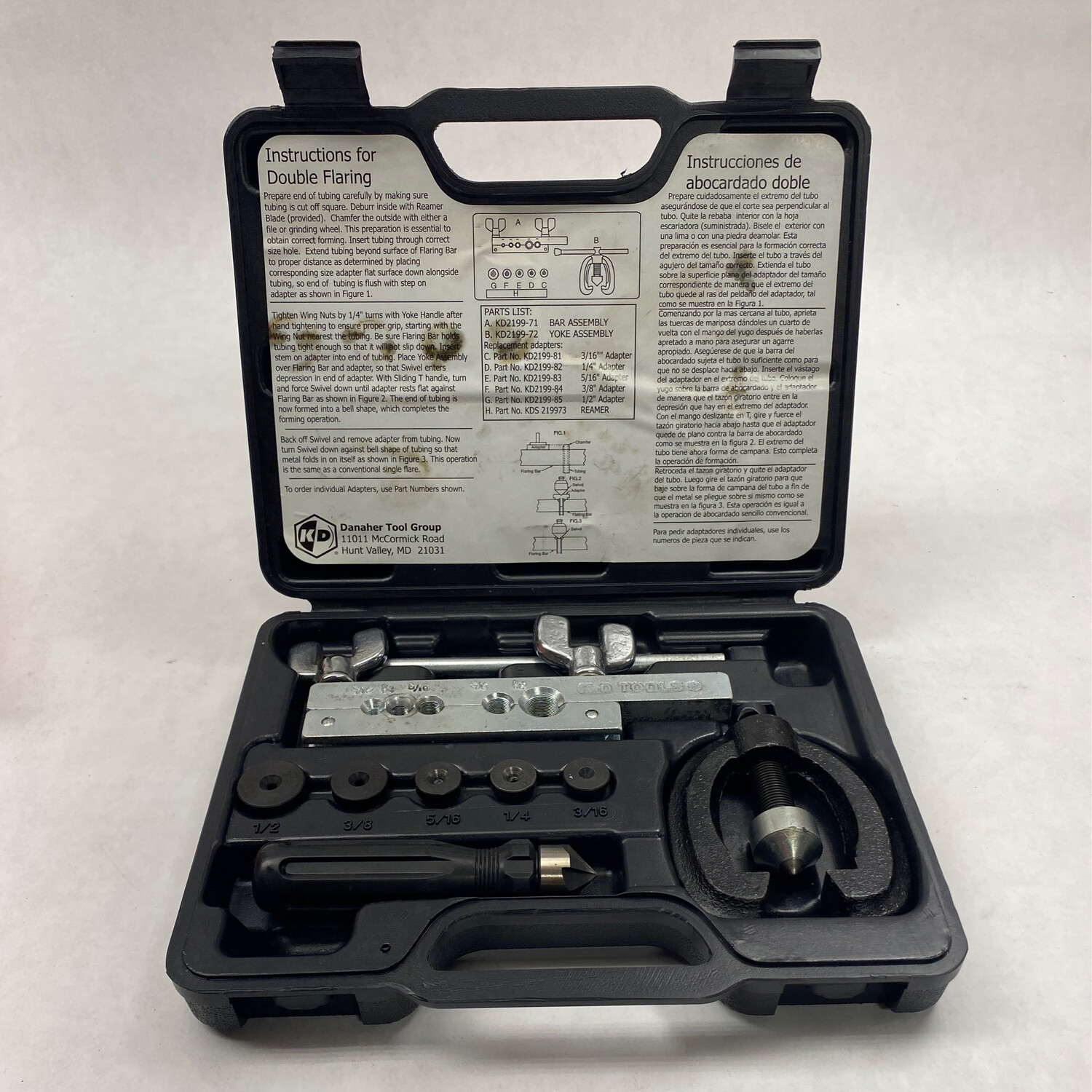 KD Tools Double Flaring Tool Set, 2199 - Shop - Tool Swapper