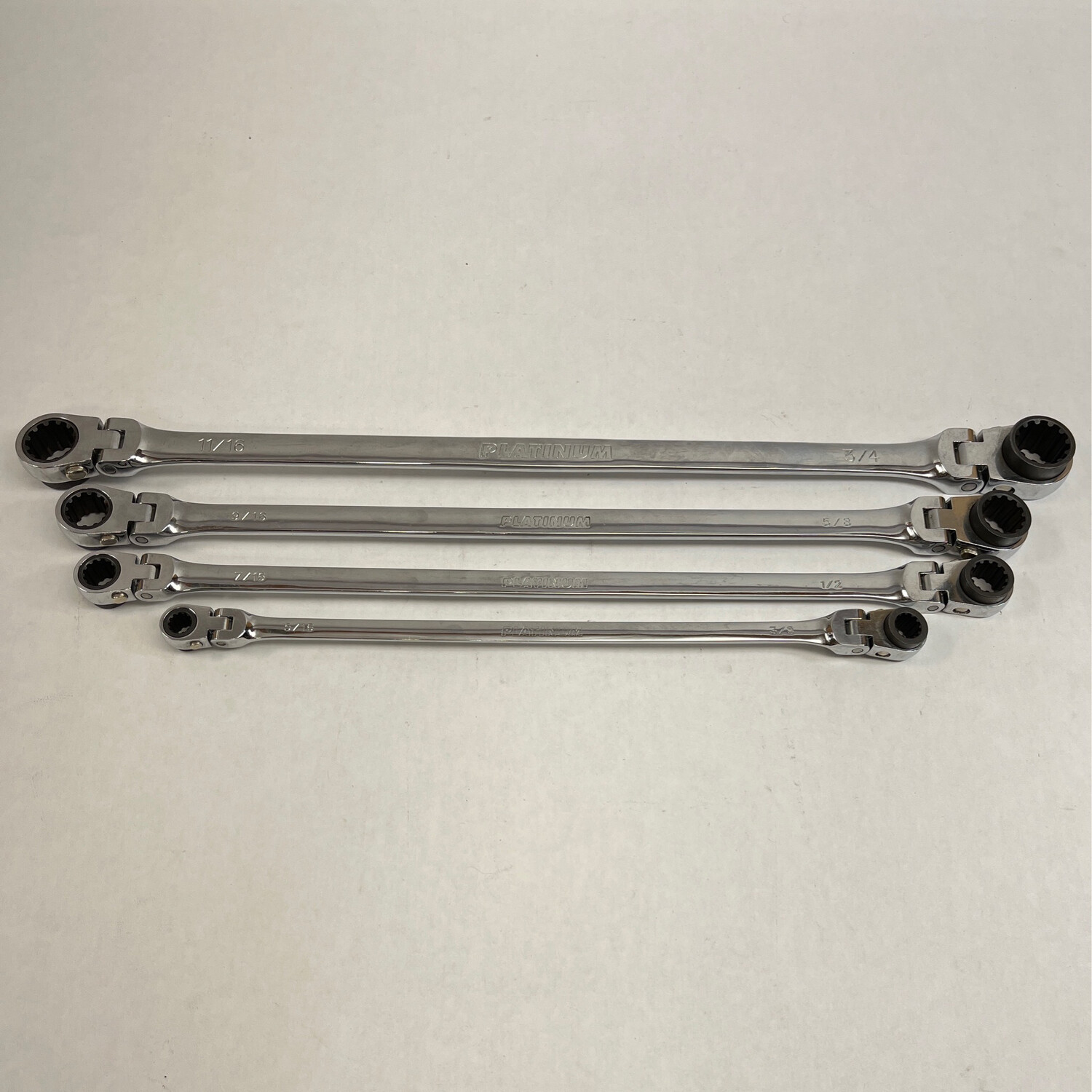 Platinum Tools 4 Pc. SAE XL Ratcheting Wrench Set, 99750 - Shop - Tool ...