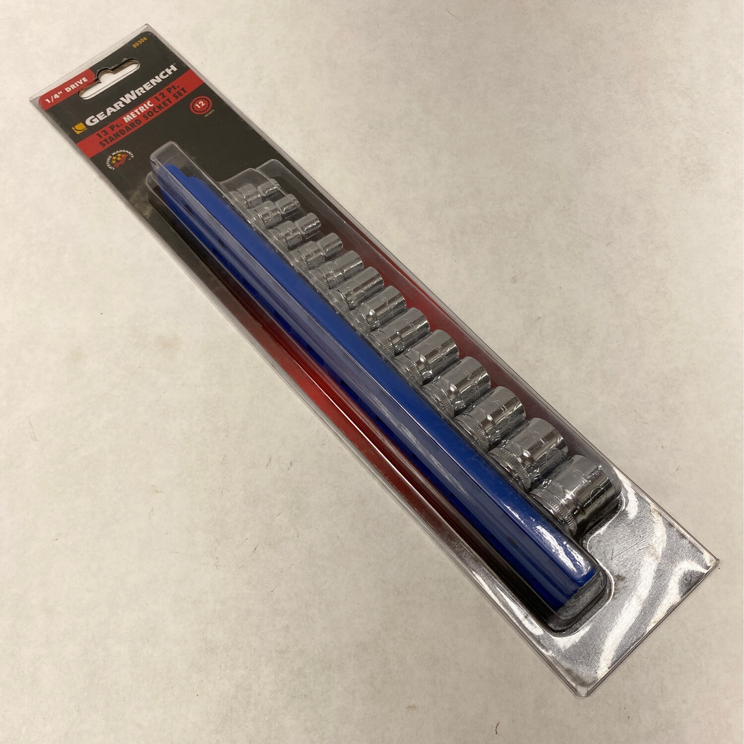 Gearwrench 13 Pc. 1/4” Drive Metric 12 Point Socket Set, 80306 - Shop ...