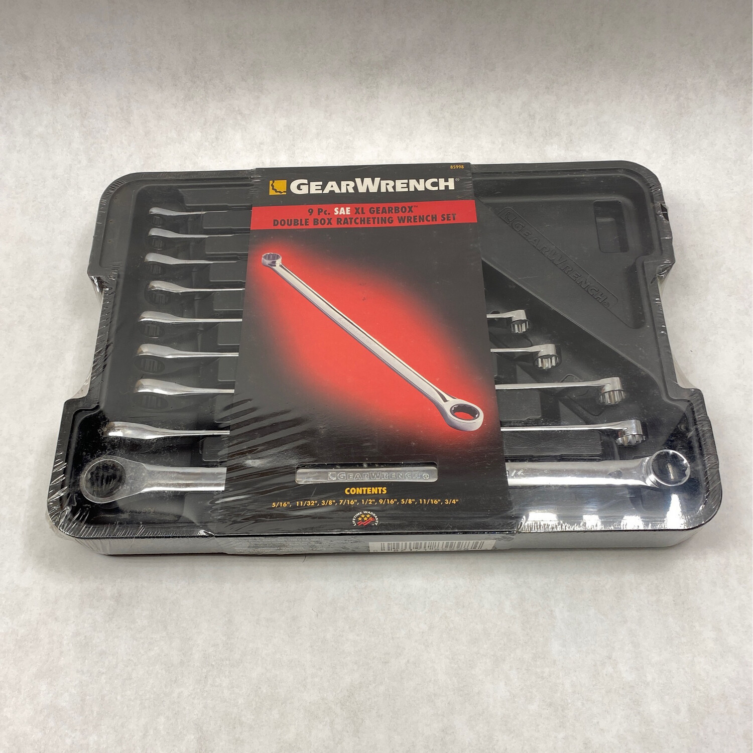 Gearwrench 9 Pc. SAE XL Gearbox Double Box Ratcheting Wrench Set, 85998 ... Gearwrench 9 Pc. SAE XL Gearbox Double Box Ratcheting Wrench Set, 85998 ...