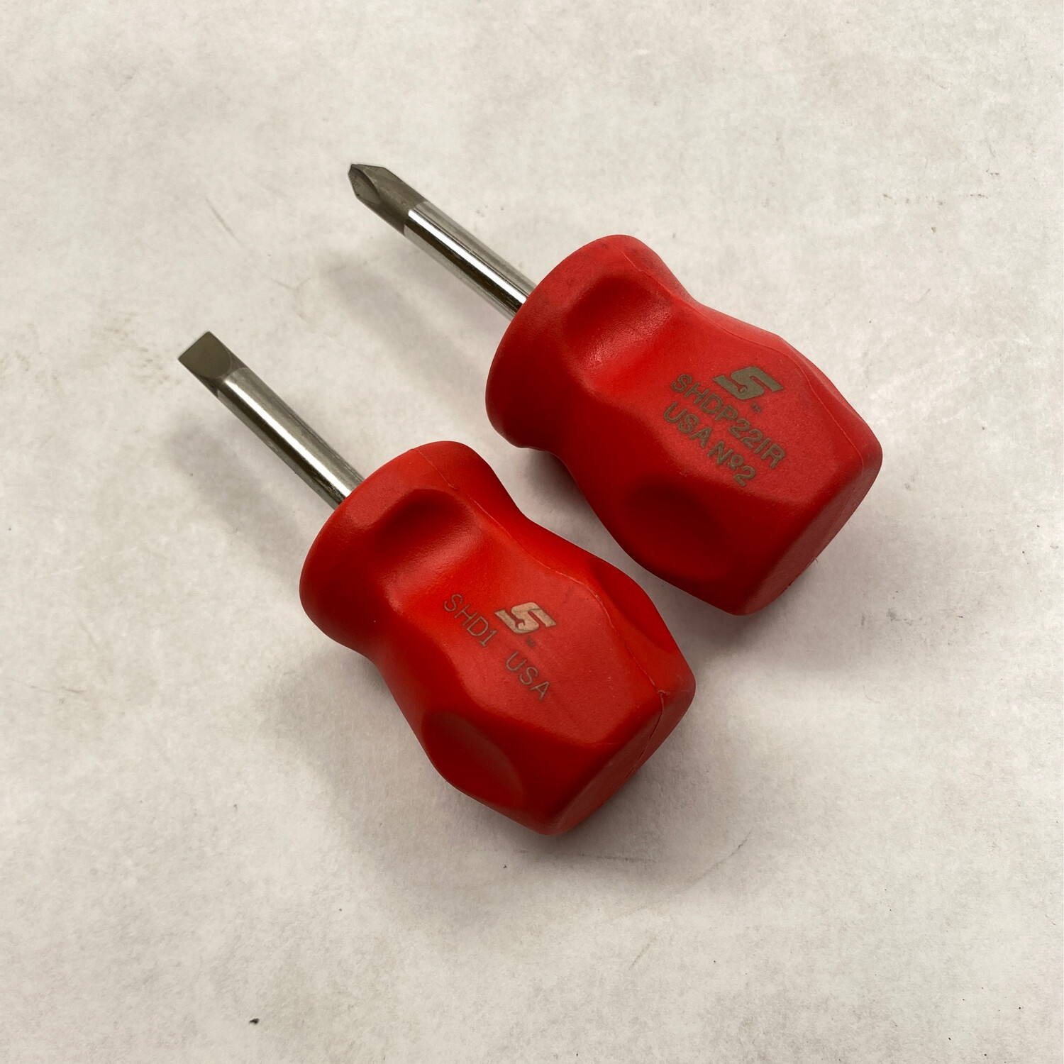 Snap On 2 Pc. Stubby Screwdriver Set, SHDP22IR & SHD1 - Shop - Tool Swapper