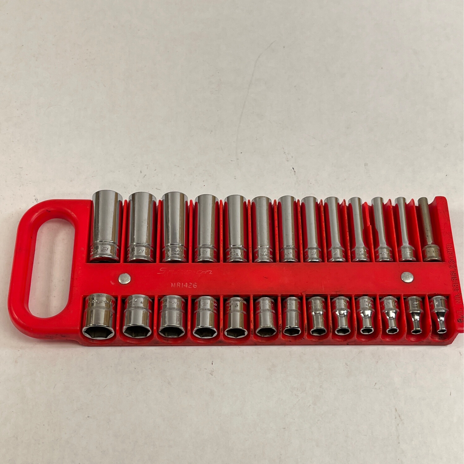 Snap On 26 Pc. 1/4" Drive 6-Point Metric Flank Drive Deep Socket Set (4 ...