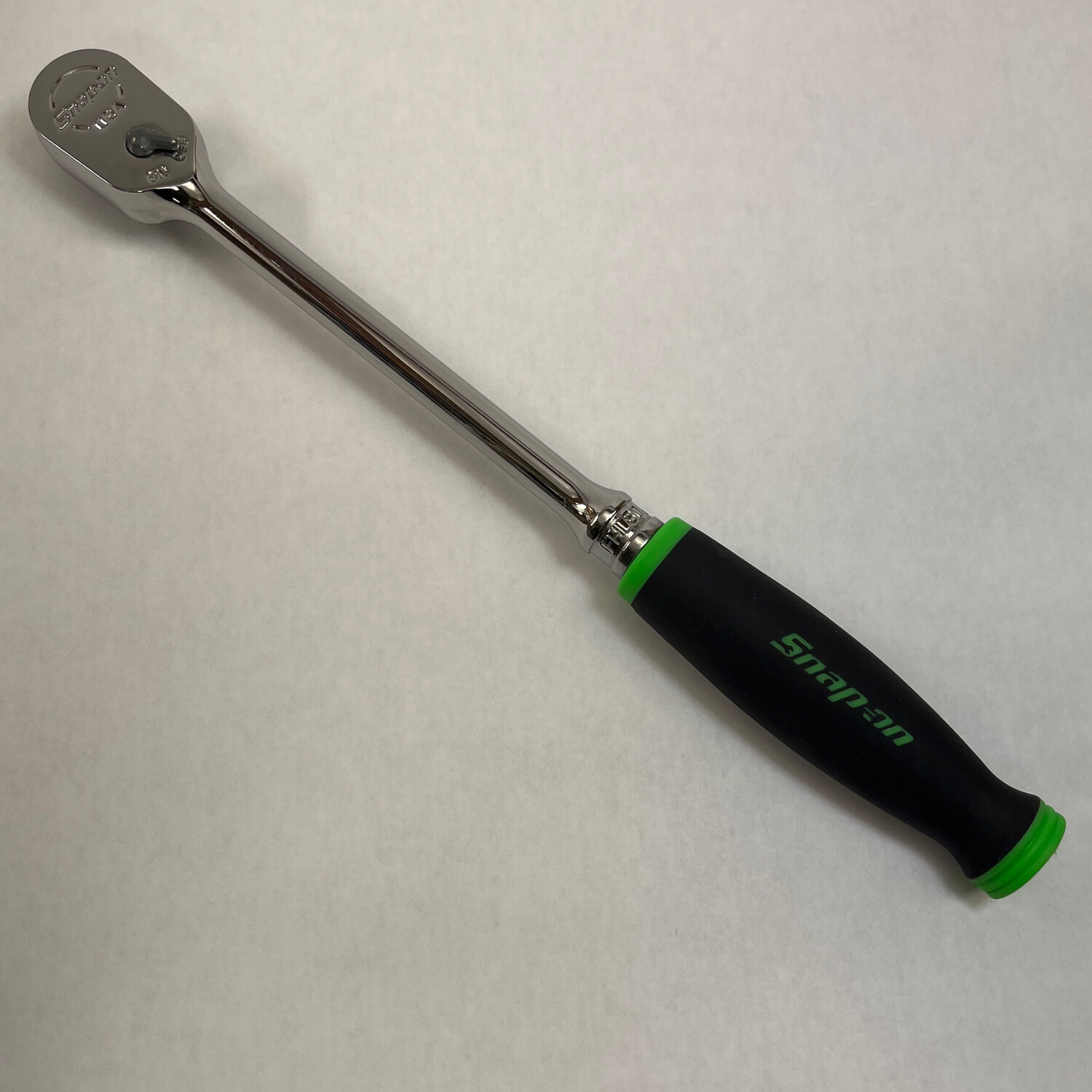 Snap On 3/8" Drive Dual 80 Technology Soft Grip Long Handle Ratchet ...