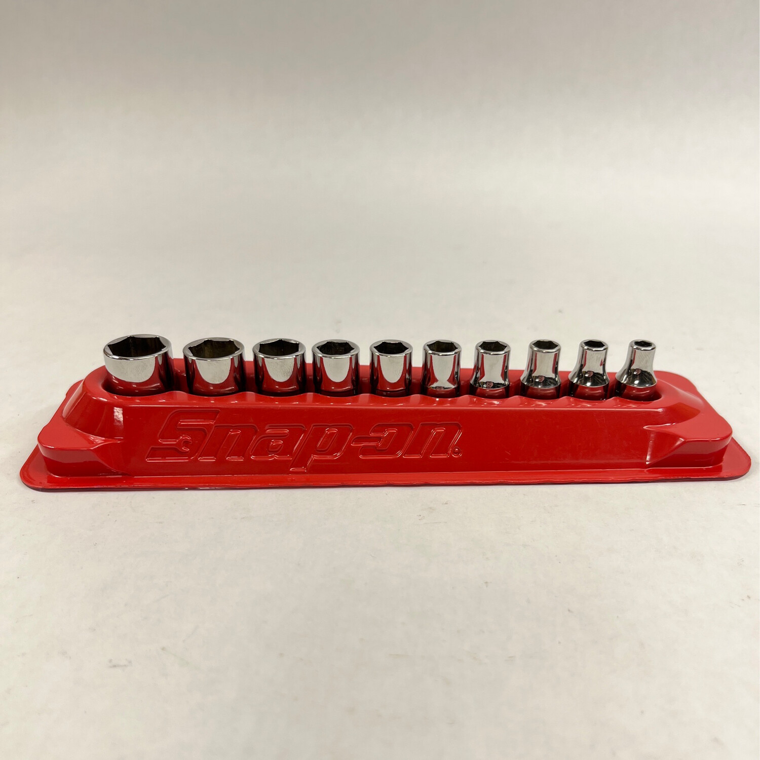 Snap On 10 Pc. 1/4" Drive 6-Point SAE Flank Drive Shallow Socket Set (3 ...