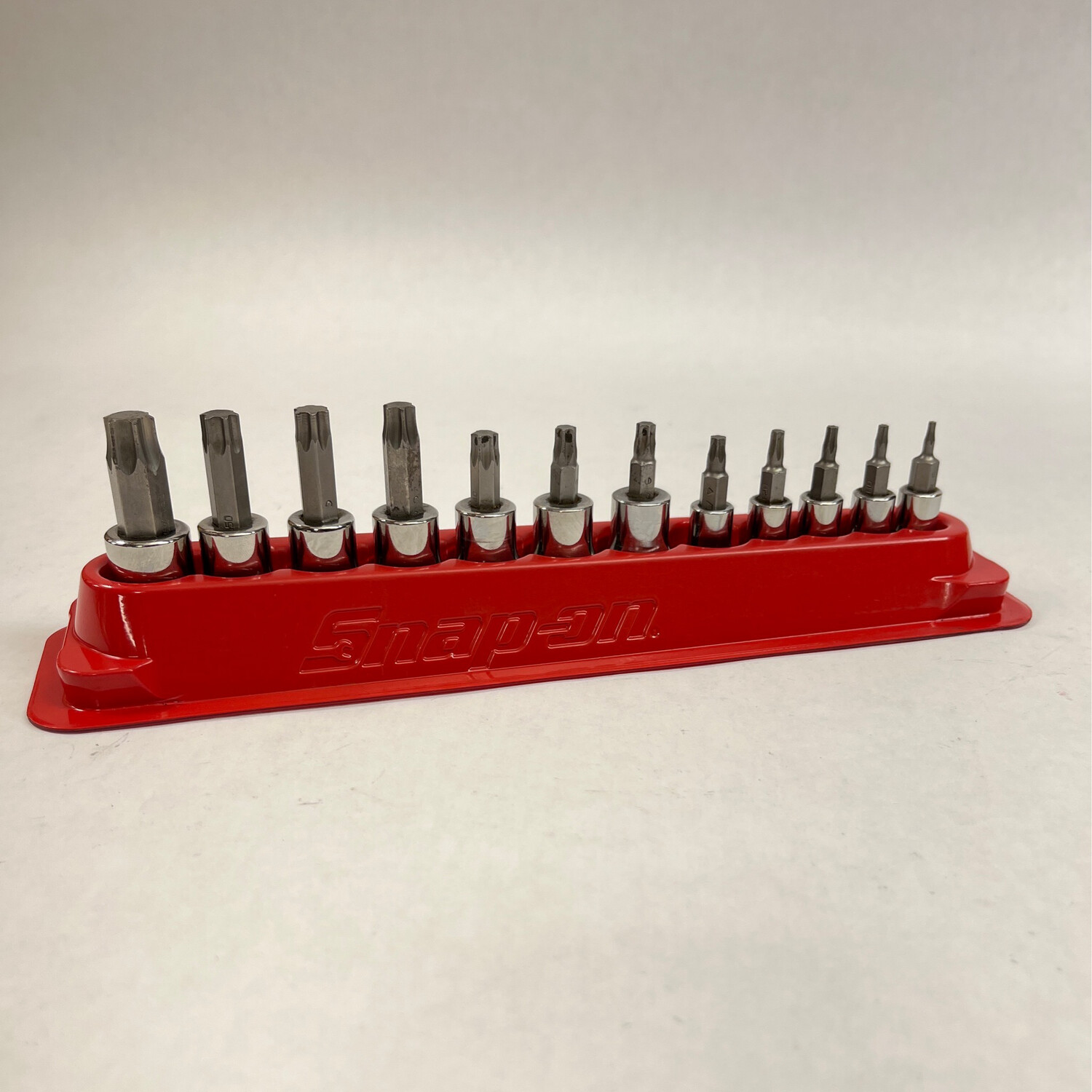 Snap On 12 Pc. Combination Drive Torx Bit Standard Socket Set, 212EFTXY ...