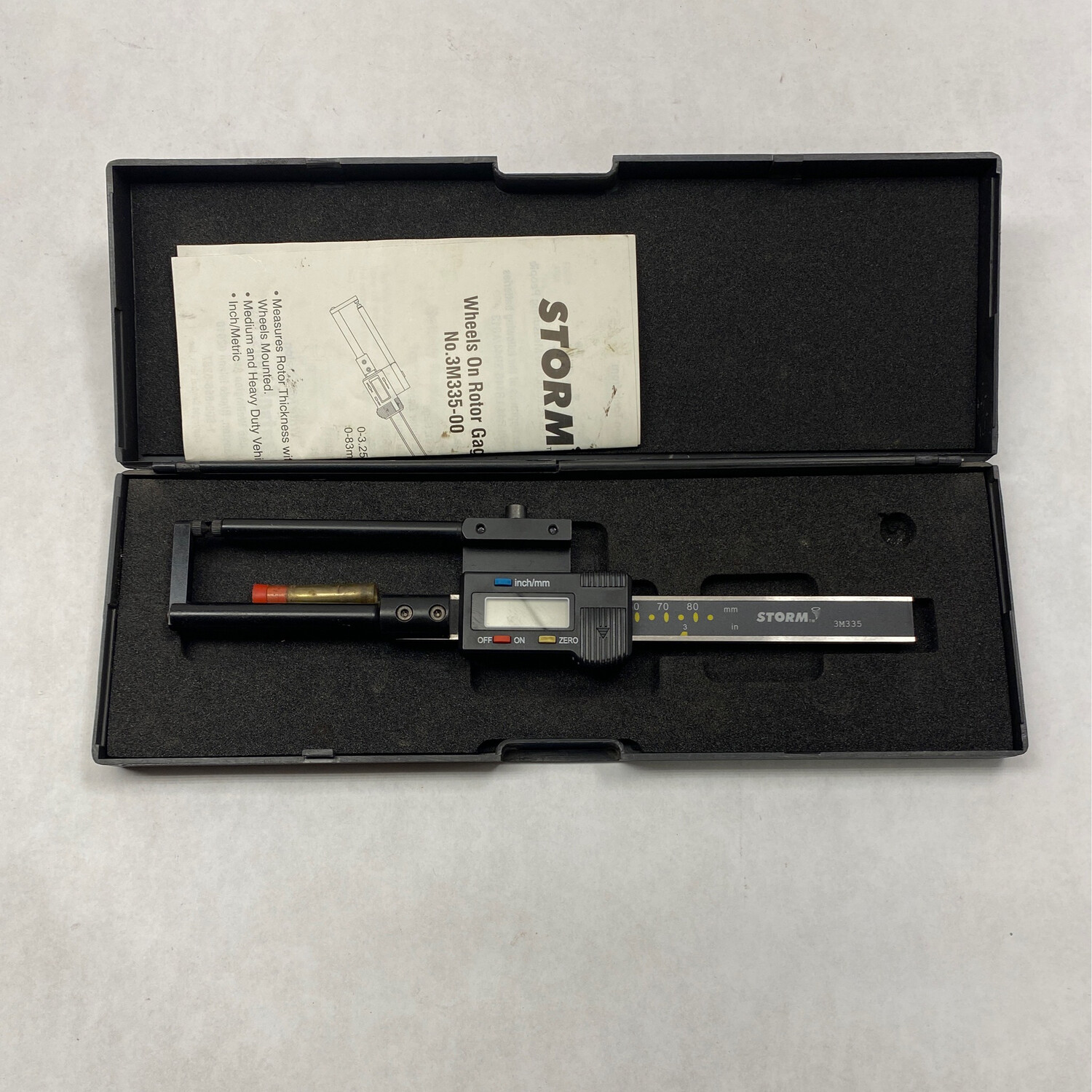 Central Tools Wheels On Rotor Gauge, 3M335 - Shop - Tool Swapper