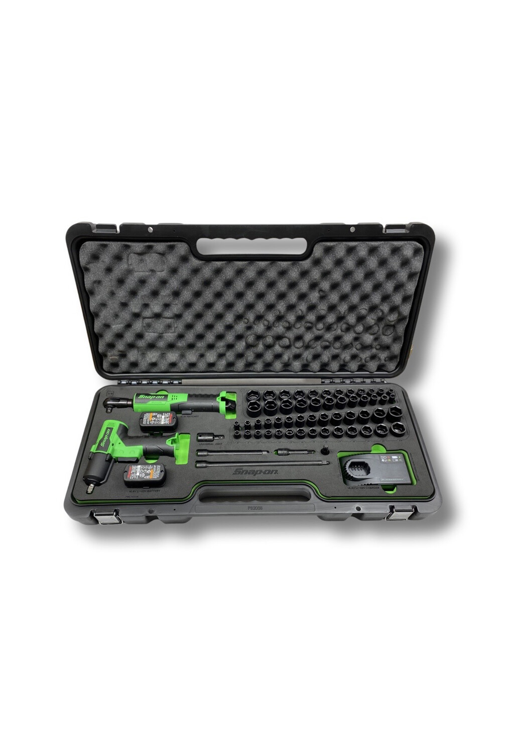 Snap On 62 Pc. Cordless Impact To Go Kit(Green), 262CTSS01FG - Shop ...