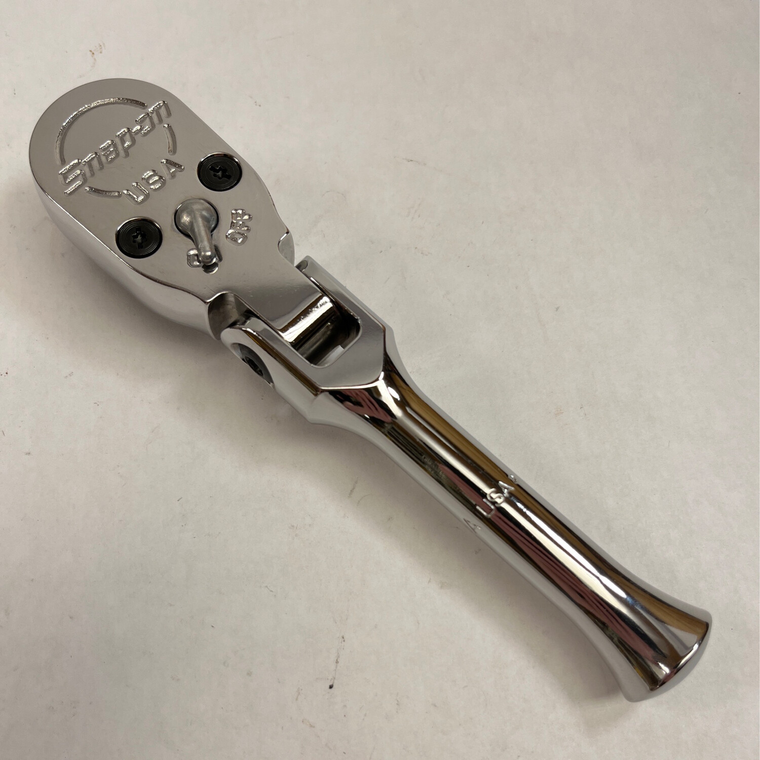 Snap On 1/2" Drive Dual 80 Technology Stubby Handle Flex-Head Ratchet ...