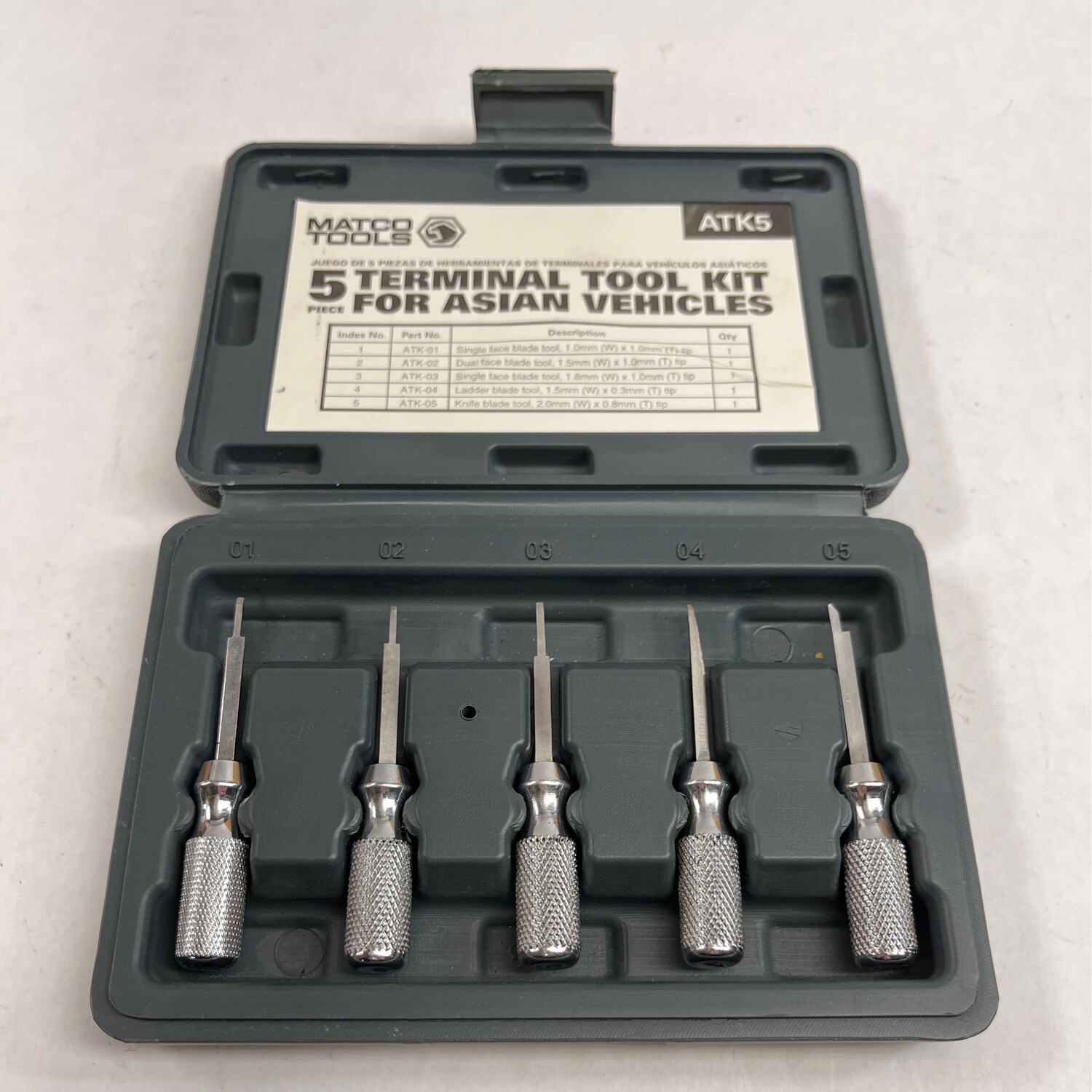 Matco Tools 5 Pc. Terminal Tool Kit For Asian Vehicles, ATK5 - Shop ...