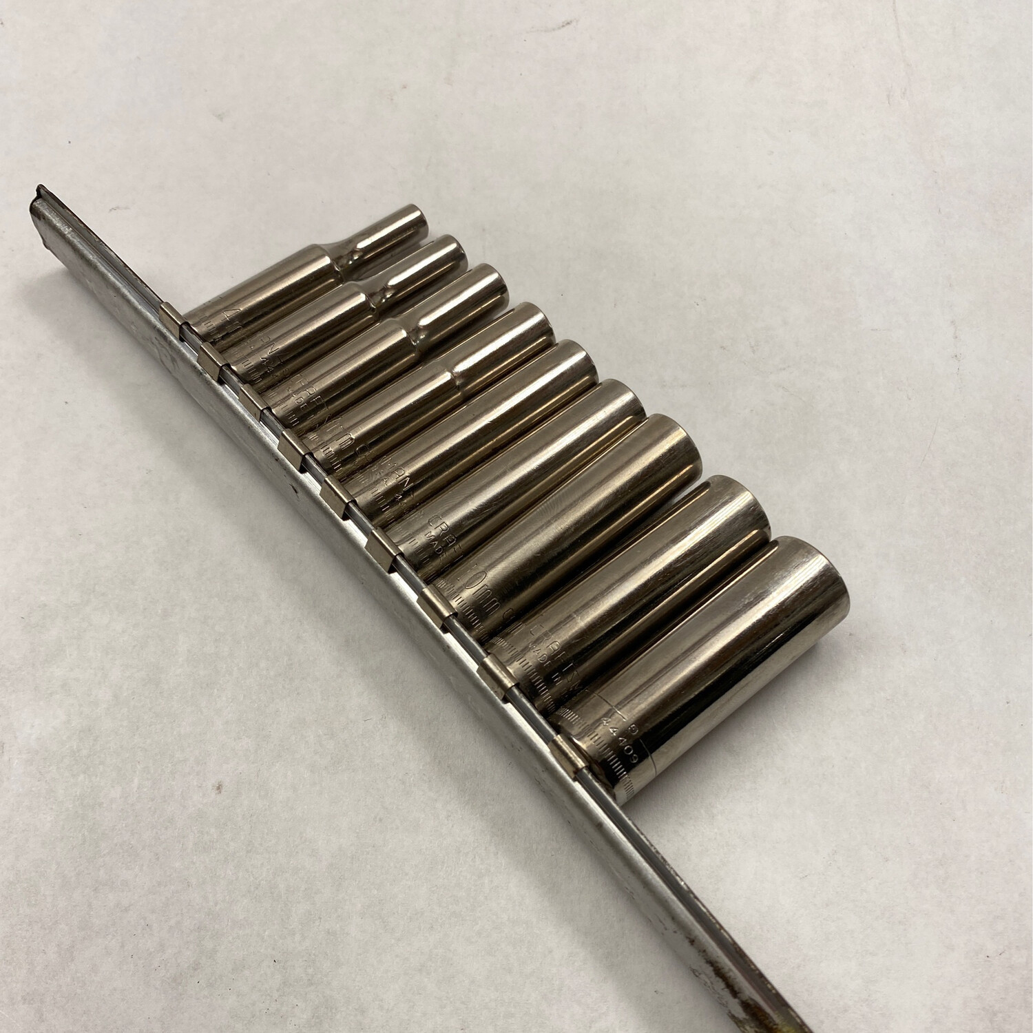 Craftsman 9 Pc. 1/4” Drive Metric Deep Well Socket Set - Shop - Tool ...