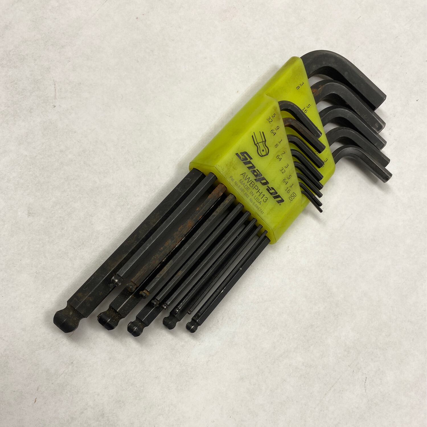 Snap On 13 Pc. L Shaped Ball Hex Wrench Set, AWBPH13 - Shop - Tool Swapper