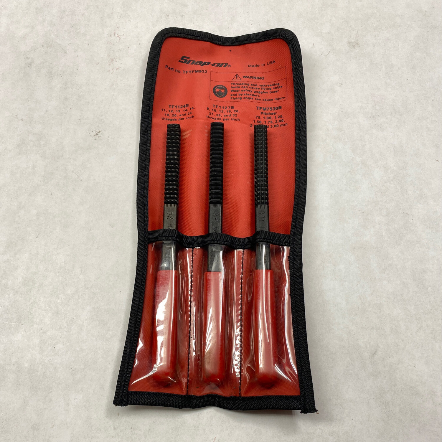 Snap On 3 pc Thread Restoration File Set, TFTFM932A - Shop - Tool Swapper