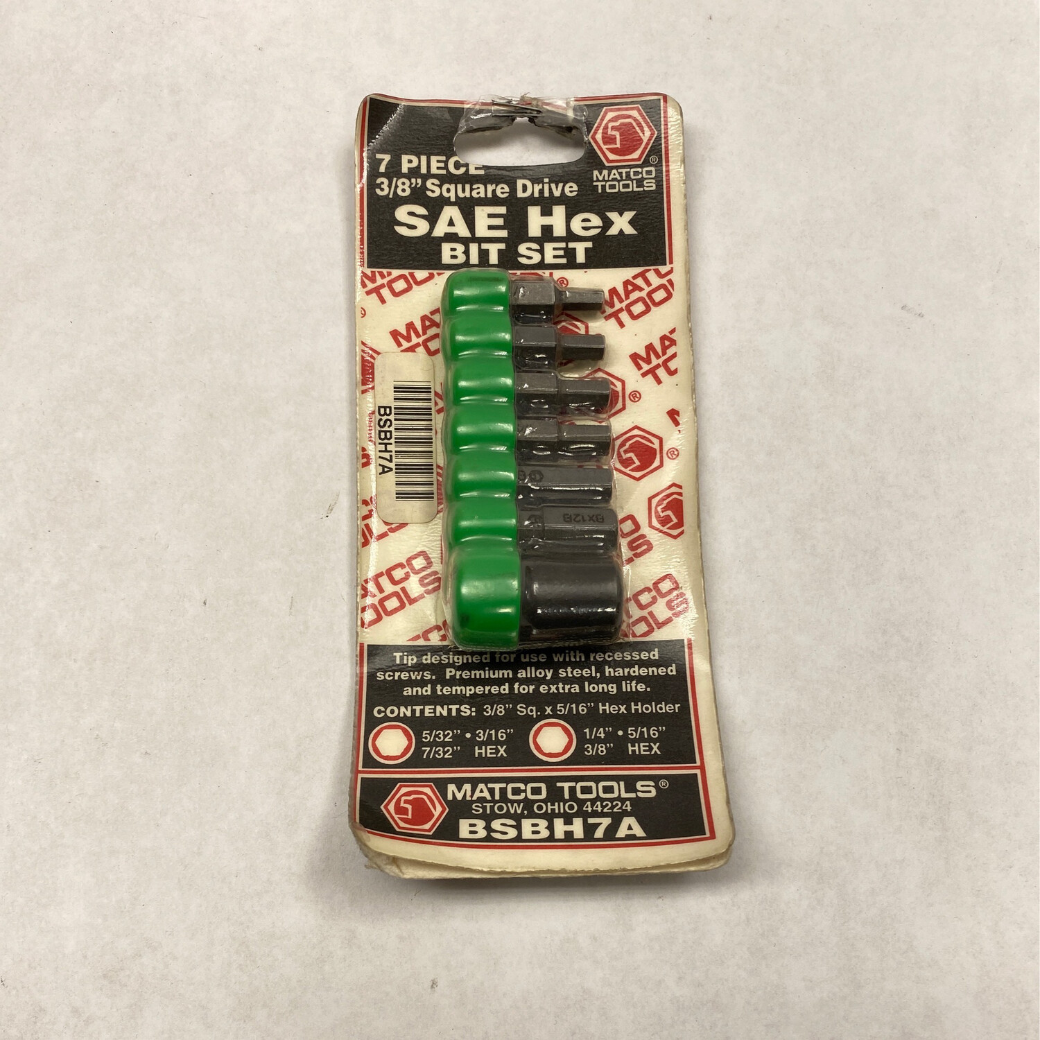 Matco Tools 7 Pc. 3/8” Square Drive SAE Hex Bit Set - Shop - Tool Swapper