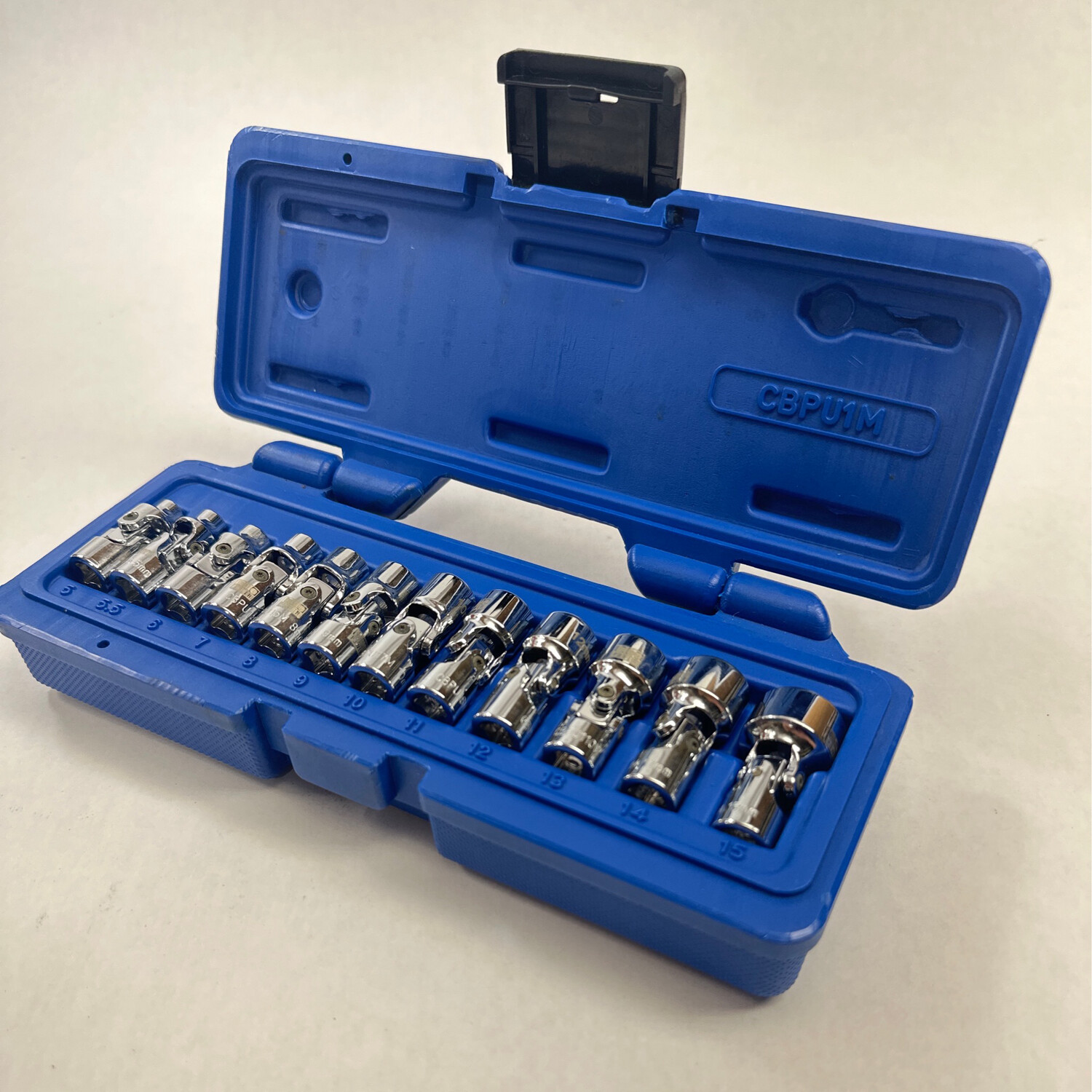 Cornwell 12 Piece 1/4” Drive bluePOWER® Metric Universal Socket Set 6 ...