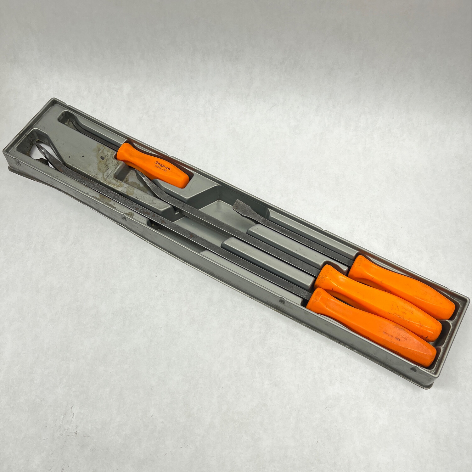 Snap On 4 Pc. Orange Hard Handle Pry Bar Set - Shop - Tool Swapper