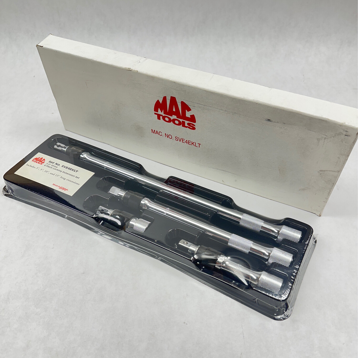 Mac Tools 1/2” Drive 4pc Locking Extension Set, SVE4EKLT - Shop by ...