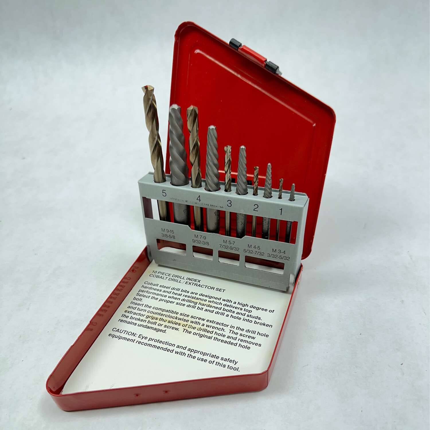 Mac Tools 10 pc Screw Extractor & Cobalt LH Drill Bit Set - Shop - Tool ...