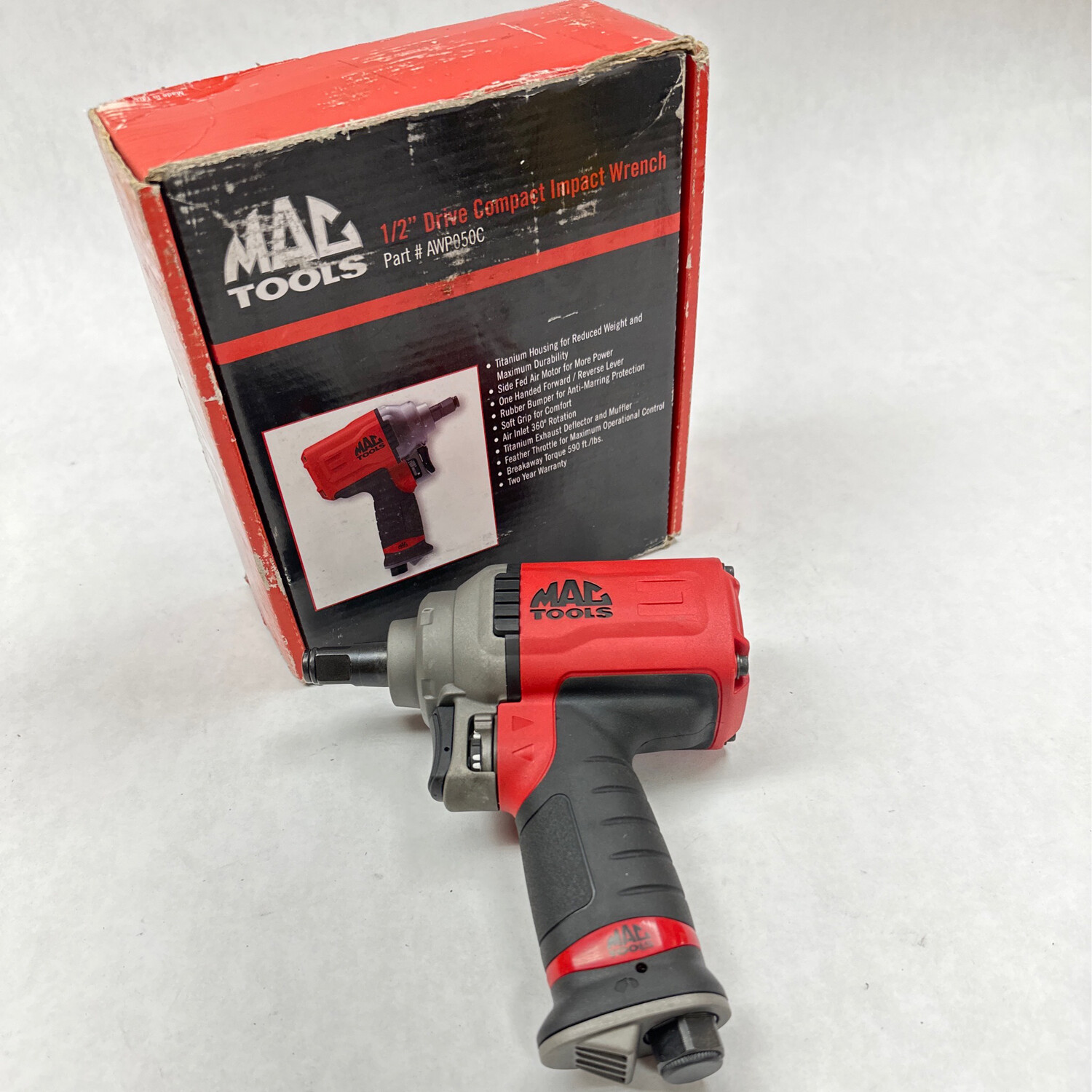 Mac Tools 1/2” Drive Compact Impact Wrench, AWP050C - Shop by Manufacturer - Tool Swapper
