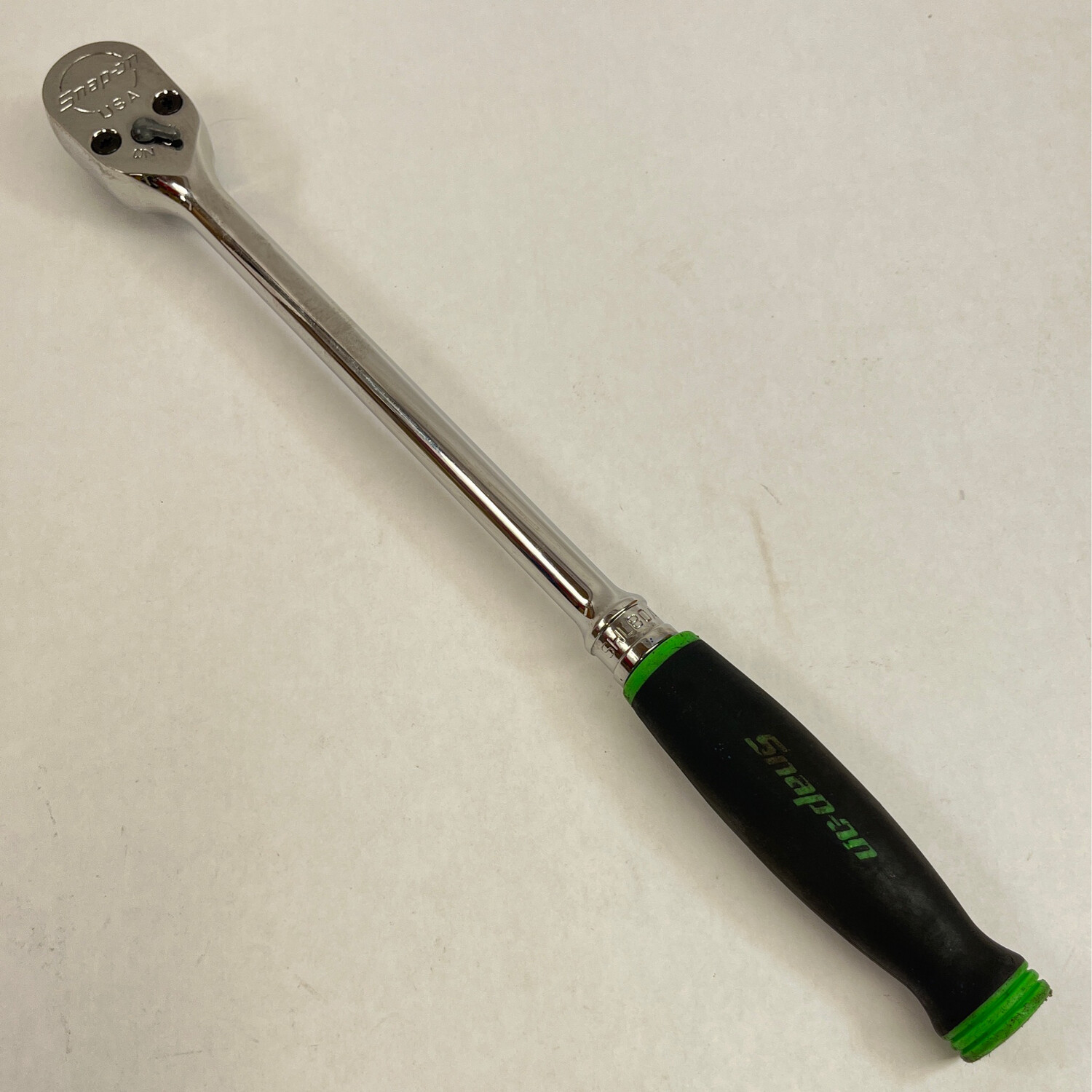 Snap On 1/2" Drive Dual 80 Technology Soft Grip Long Handle Ratchet ...