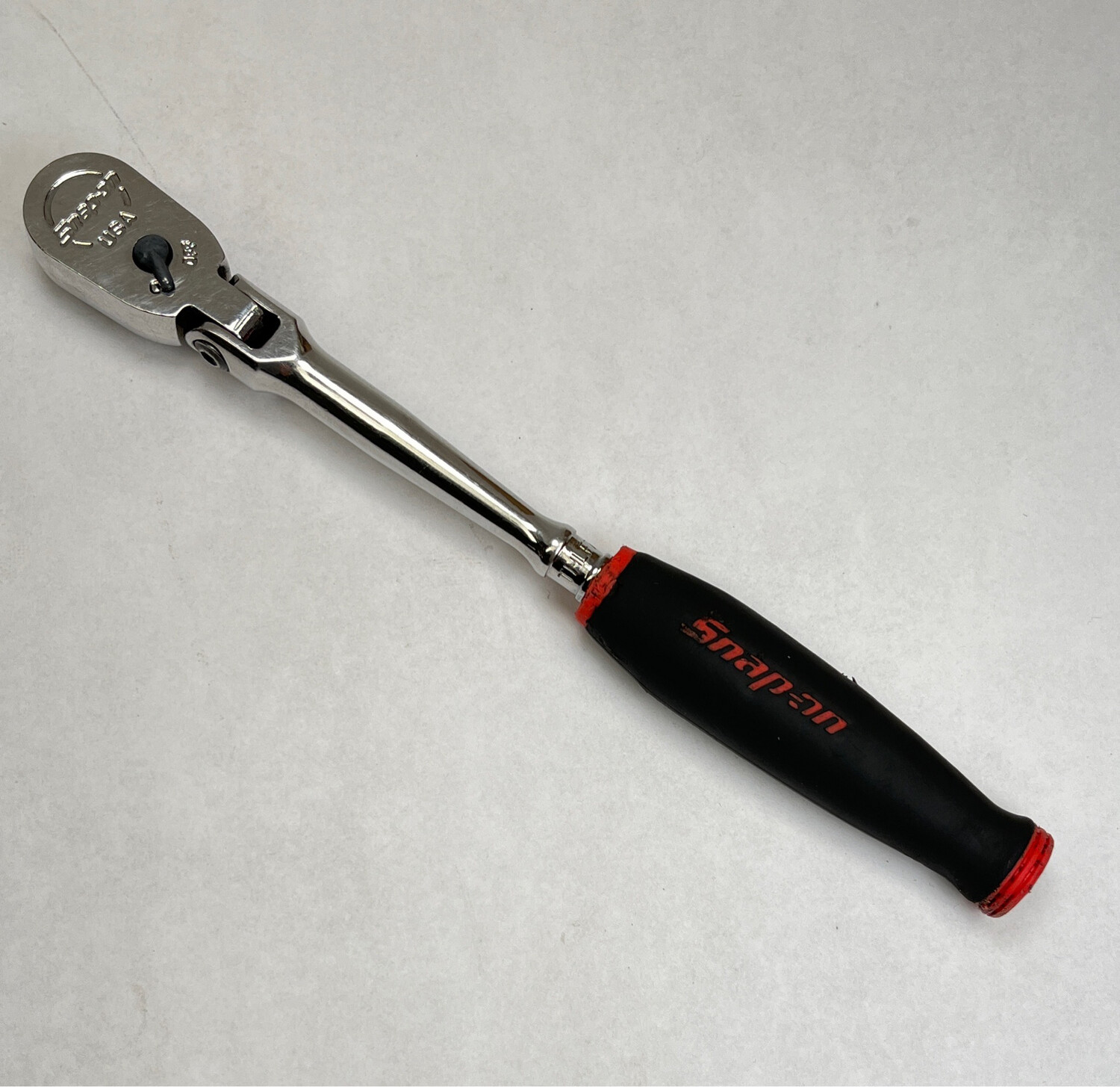 Snap On 1/4" Drive Dual 80 Technology Soft Grip Long Handle Flex-Head ...