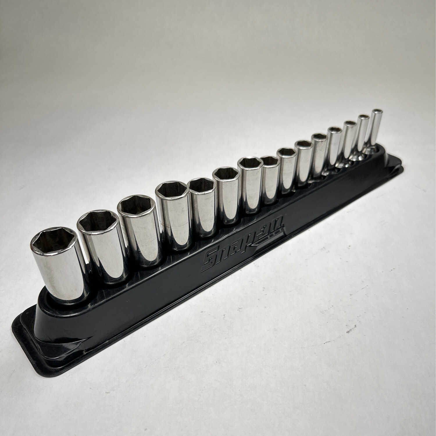 Snap On 15 pc 3/8" Drive 6-Point Metric Flank Drive® Xtra Deep Socket ...