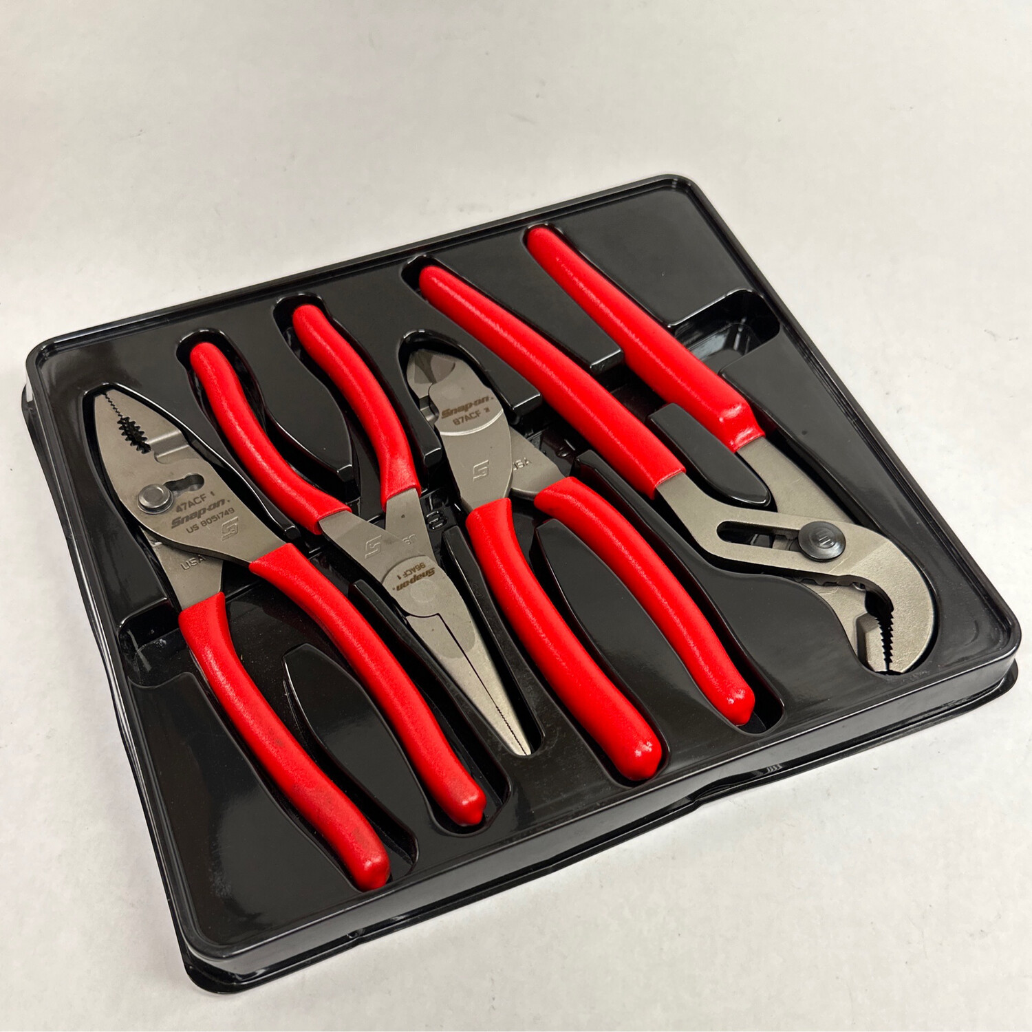 Snap On 4 pc Pliers/ Cutters Set (Red), PL400B - Shop - Tool Swapper