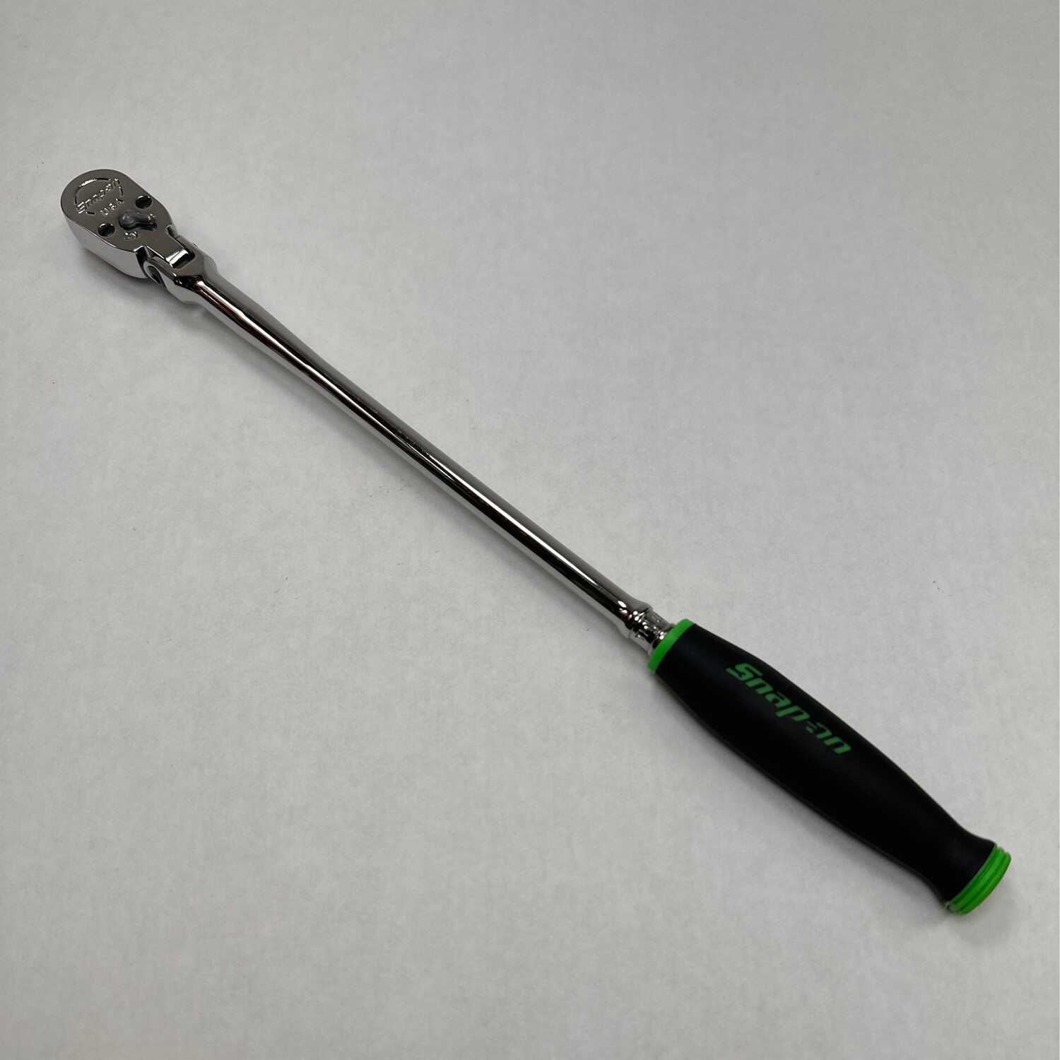 Snap On 1/4" Drive Dual 80® Technology Soft Grip Extra-Long Handle Flex-Head Ratchet, THLLF72 ...