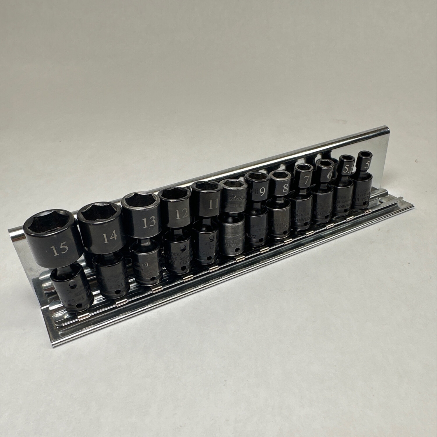 Cornwell 12 Piece 1/4" Drive Metric Power Universal Socket Set, 6 point ...