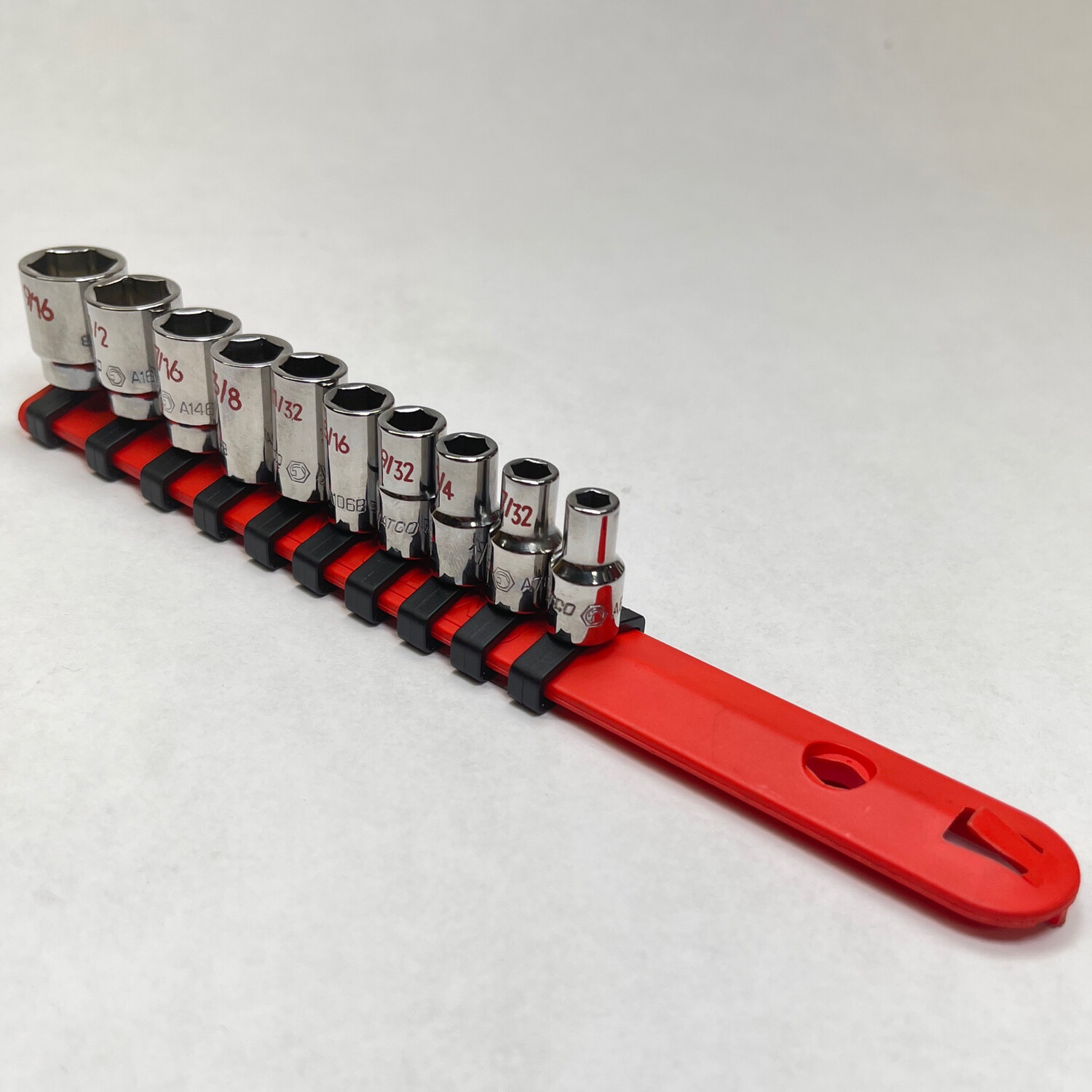 Matco 10pc 1/4" Drive SAE 6-Point Socket Set, SA106TB - Shop - Tool Swapper