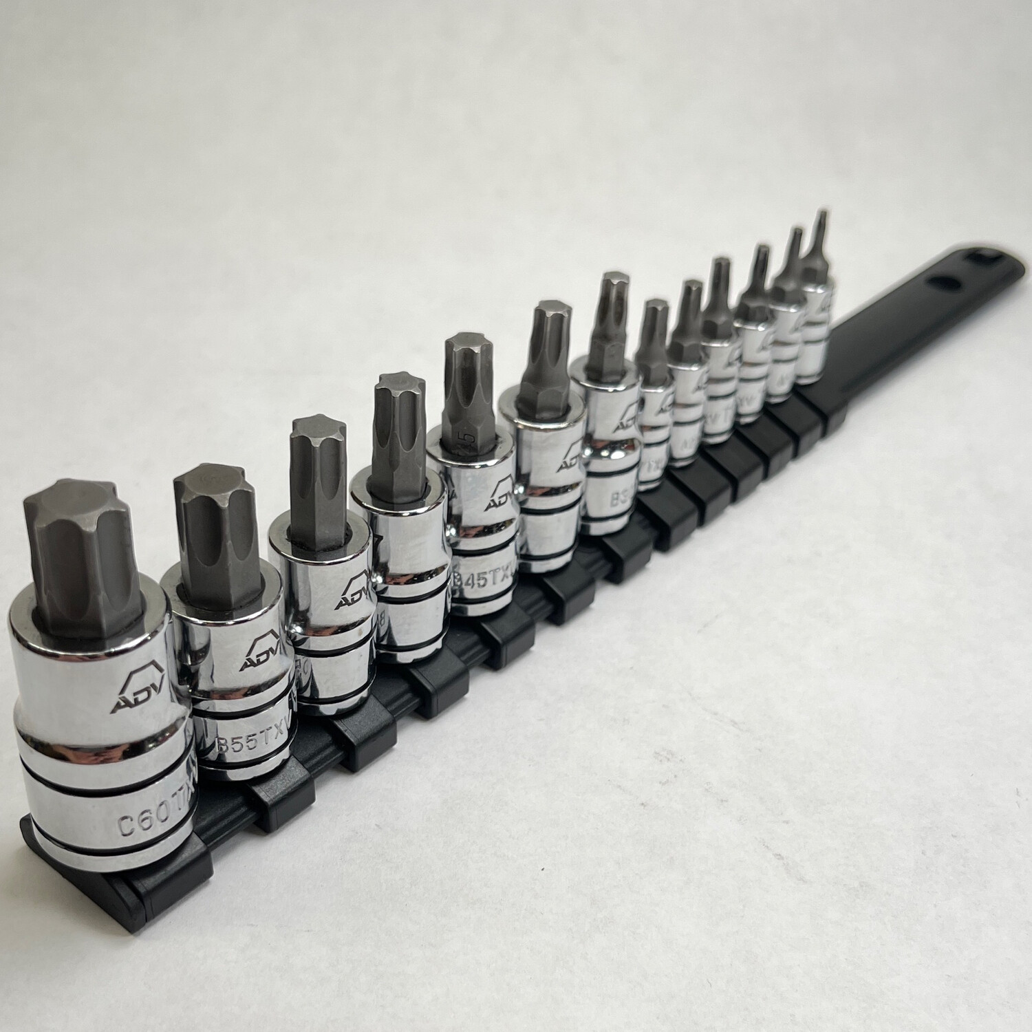 Matco Tools 1/4", 3/8" & 1/2" Drive 13 Piece ADV TORX Bit Socket Set ...