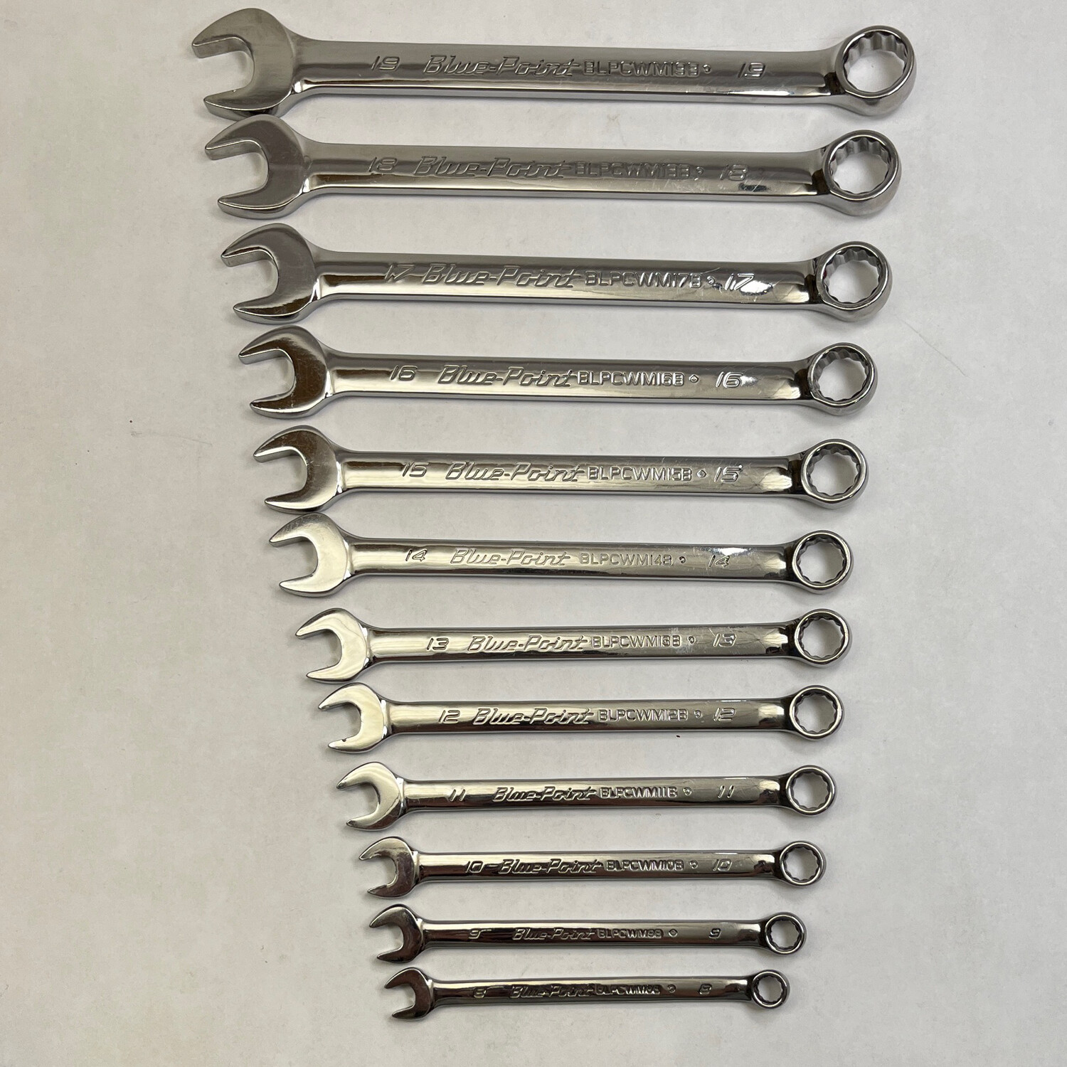 Blue-Point 12 pc 12-Point Metric Combination Wrench Set (8–19 mm ...