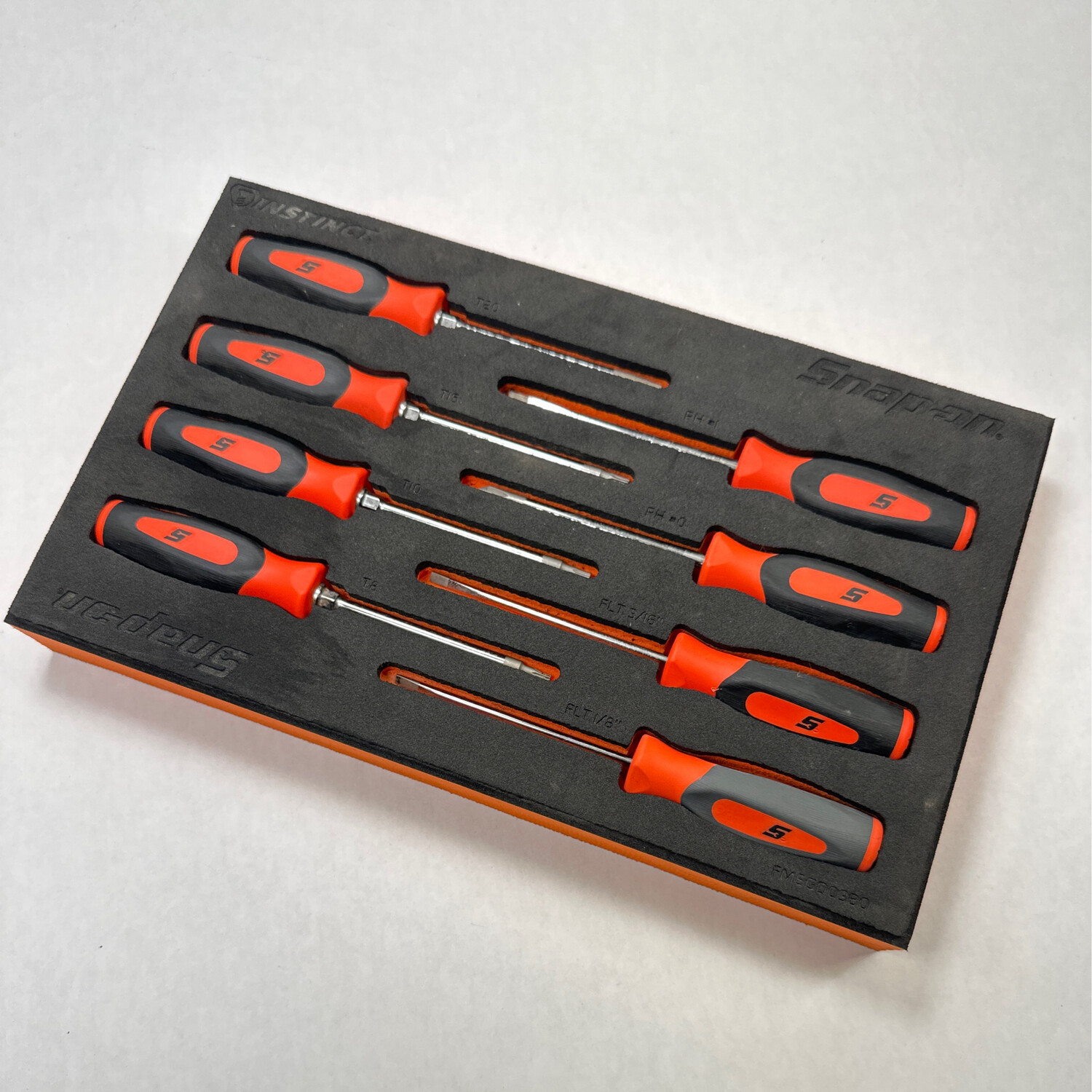 Snap On 8pc Mini Screwdriver Set, Phillips + Straight & Torx, (Orange ...