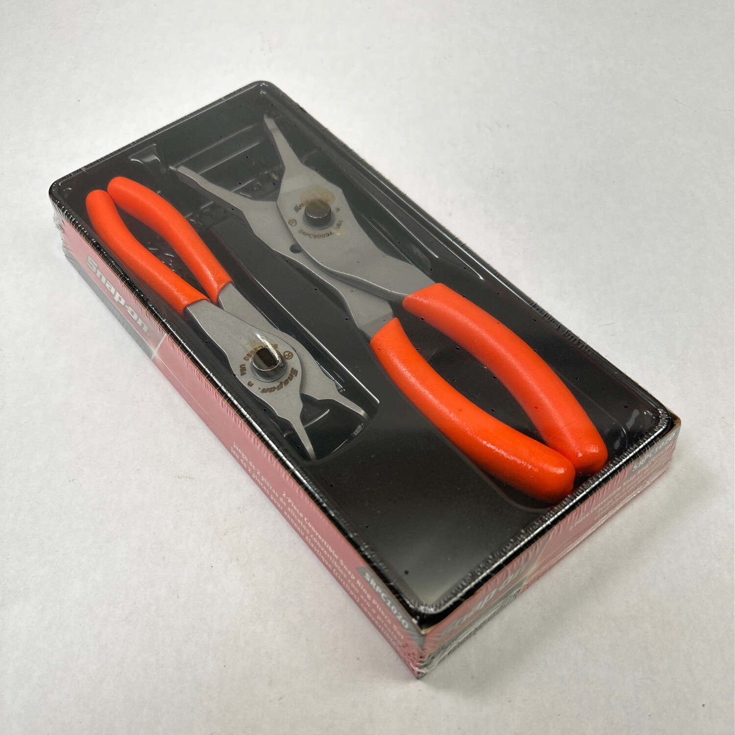 Snap On 2pc Convertible Snap Ring Pliers Set, (orange), SRPC1020 - Shop ...