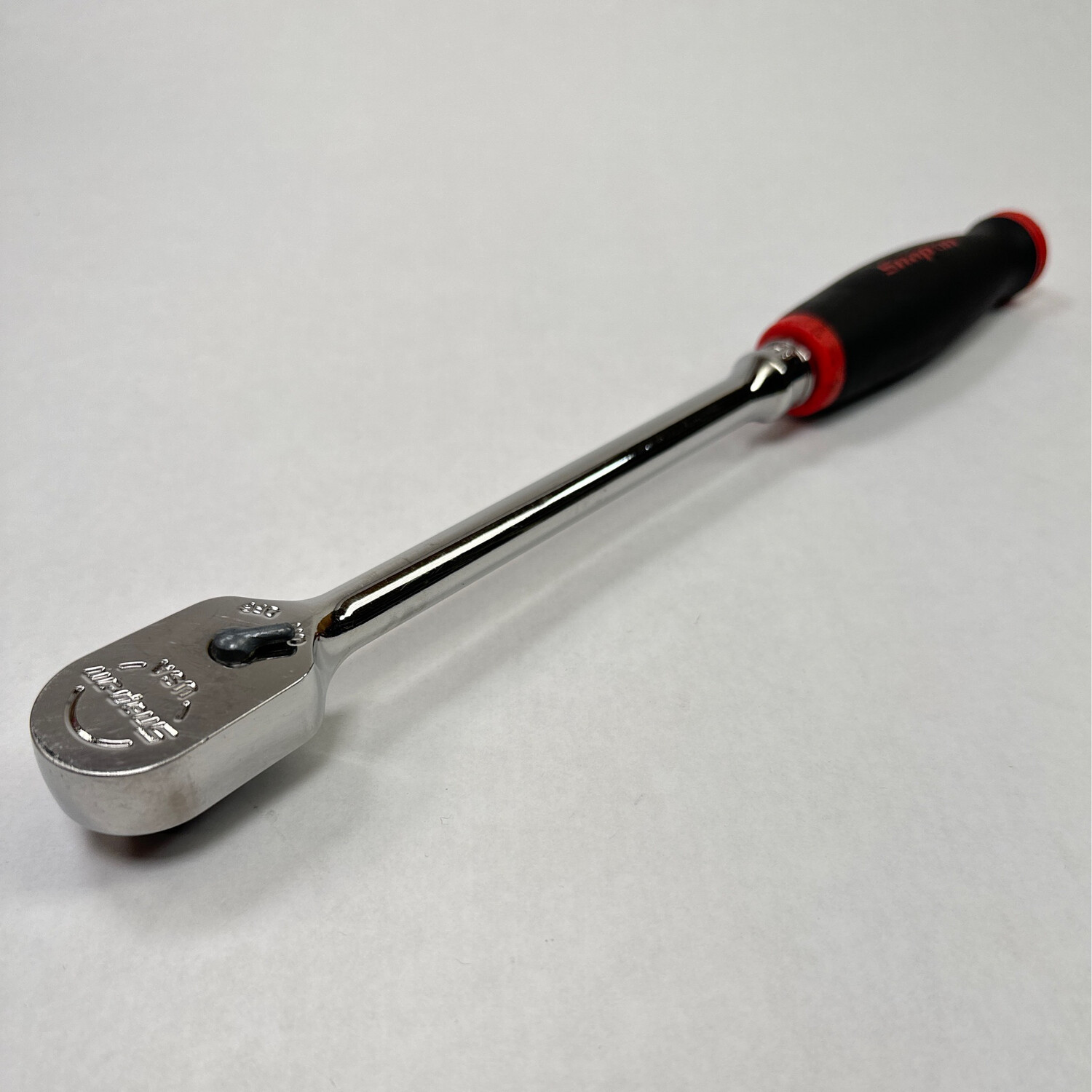 Snap On 3/8" Drive Dual 80® Technology Soft Grip Long Handle Ratchet ...