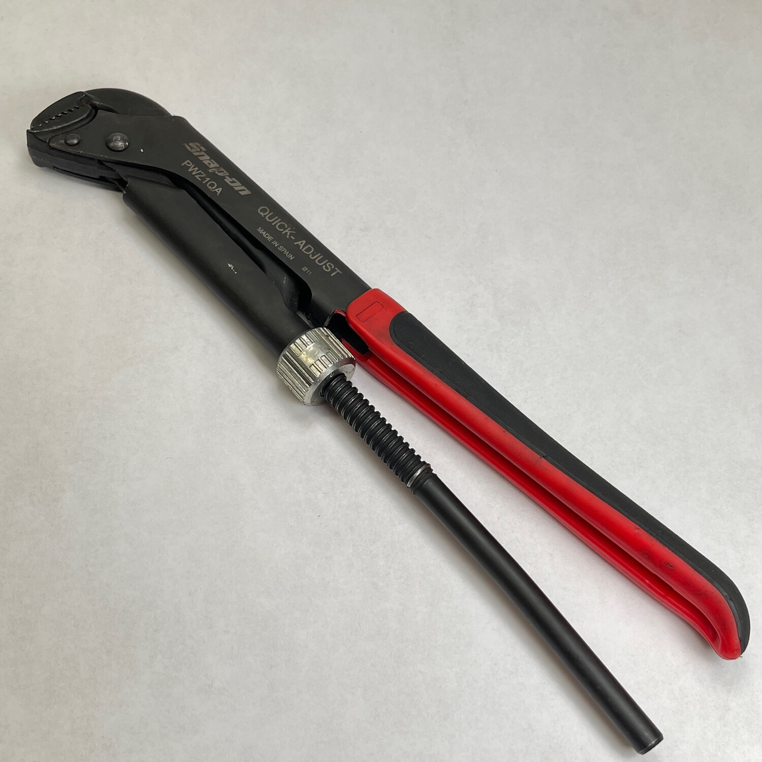 Snap On 12-5/8" Quick Adjust Pliers Wrench (Red), PWZ1QA - Shop - Tool ...
