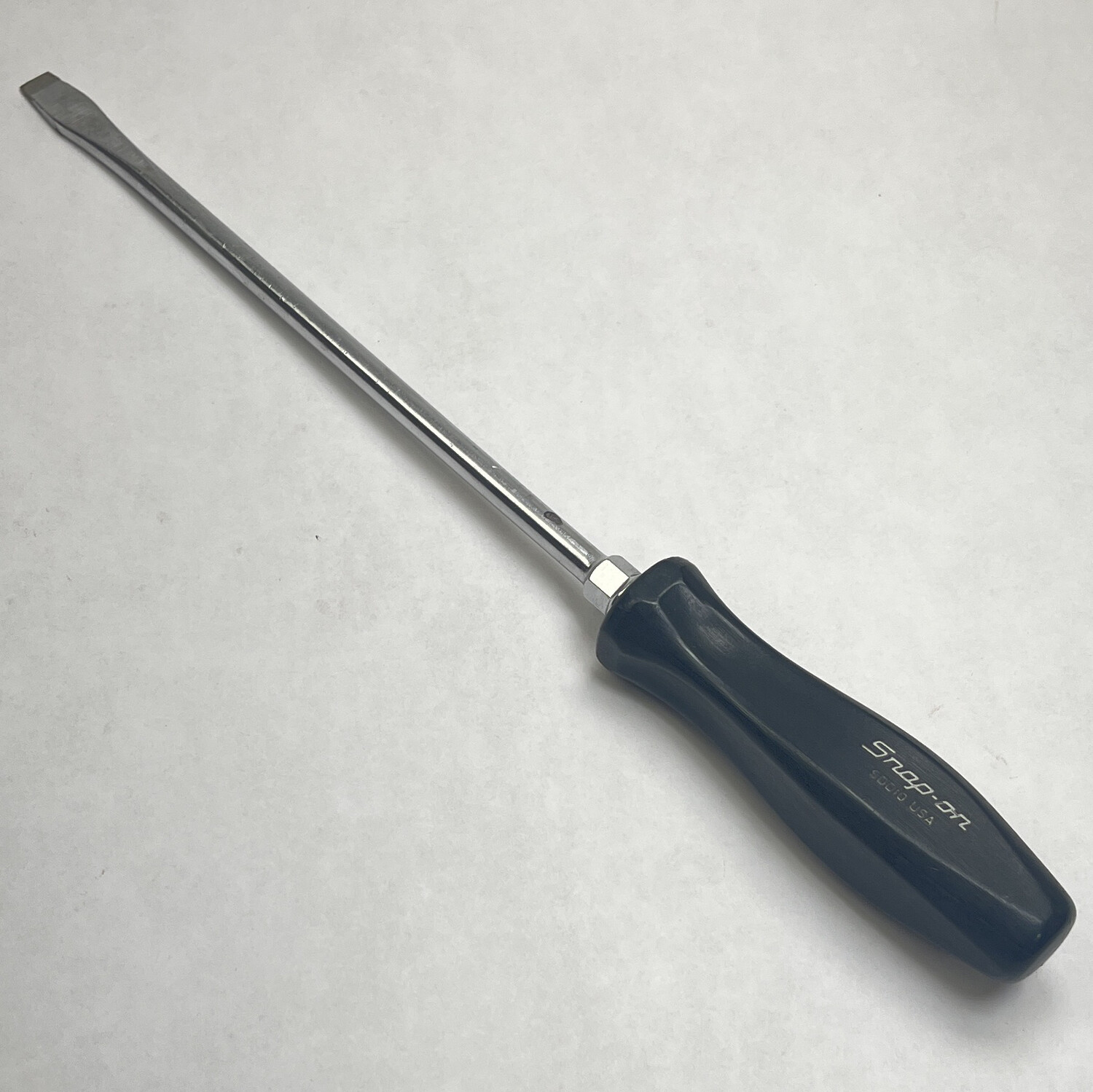 Snap On Black Handle Flathead Screwdriver 15-1/4", SDD10 - Shop - Tool ...