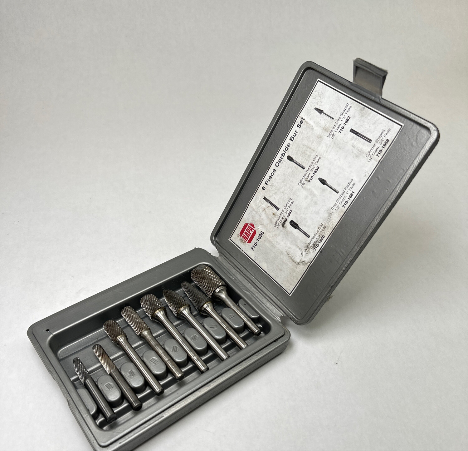 Napa 6pc Carbide Burr Set, 710-1656 - Shop - Tool Swapper