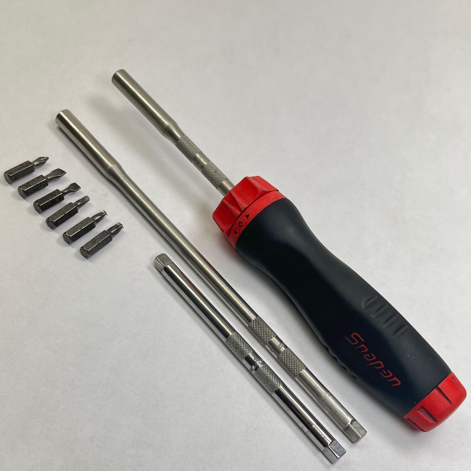 Snap On Ratcheting Soft Grip Standard Screwdriver (Red), SGDMRC44B ...