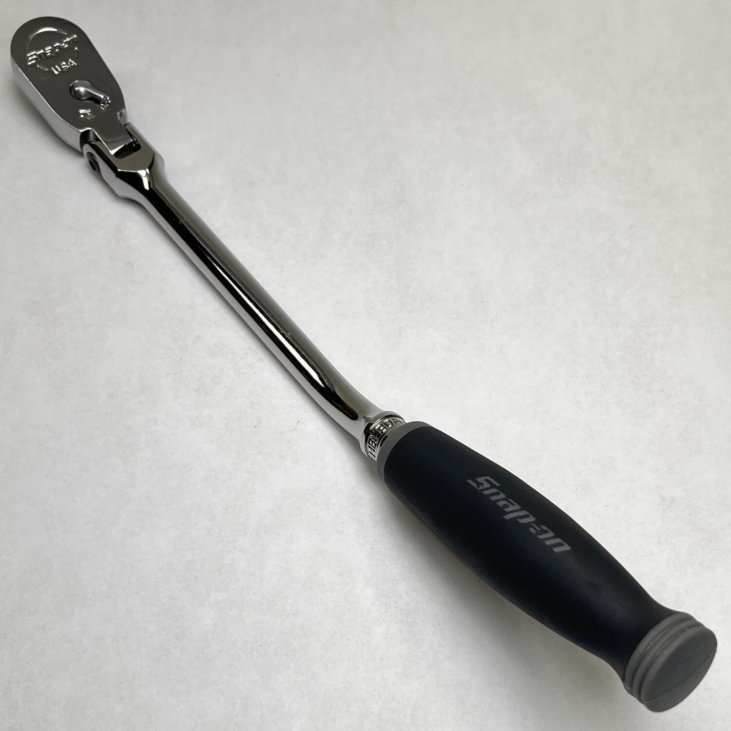 Snap On 3/8" Drive Dual 80 Technology Soft Grip Standard Handle Bent ...