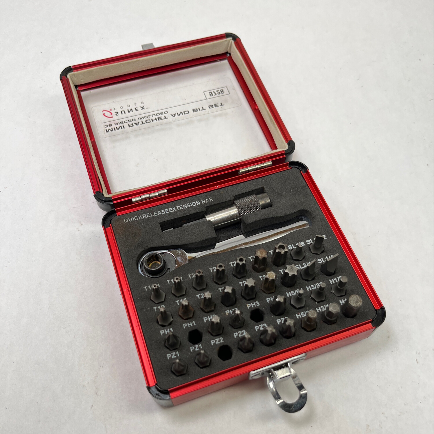 Sunex Mini Ratchet And Bit Set, 9726 - Shop - Tool Swapper