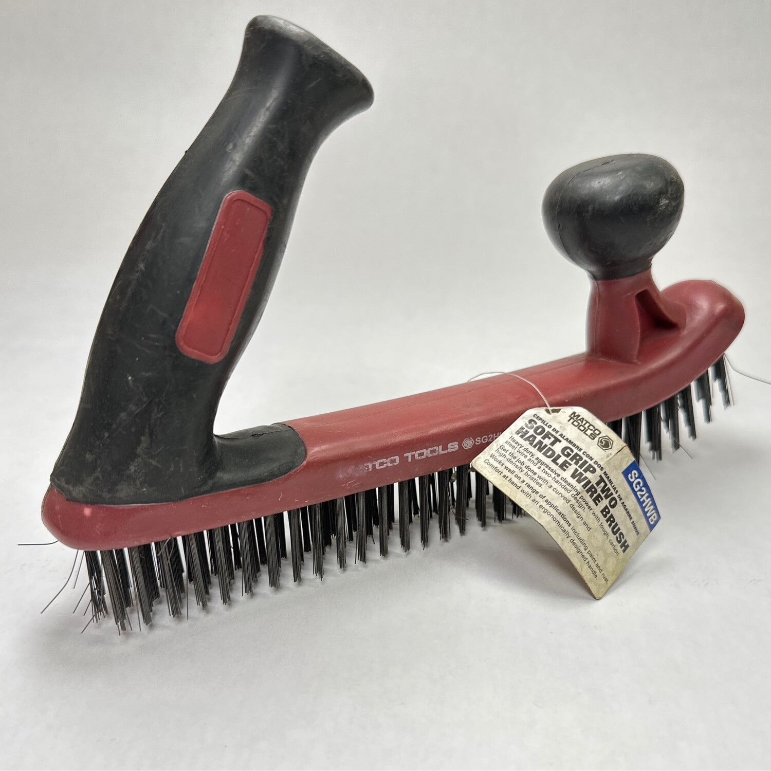 Matco Soft Grip Two Handle Wire Brush, SG2HWB - Shop - Tool Swapper