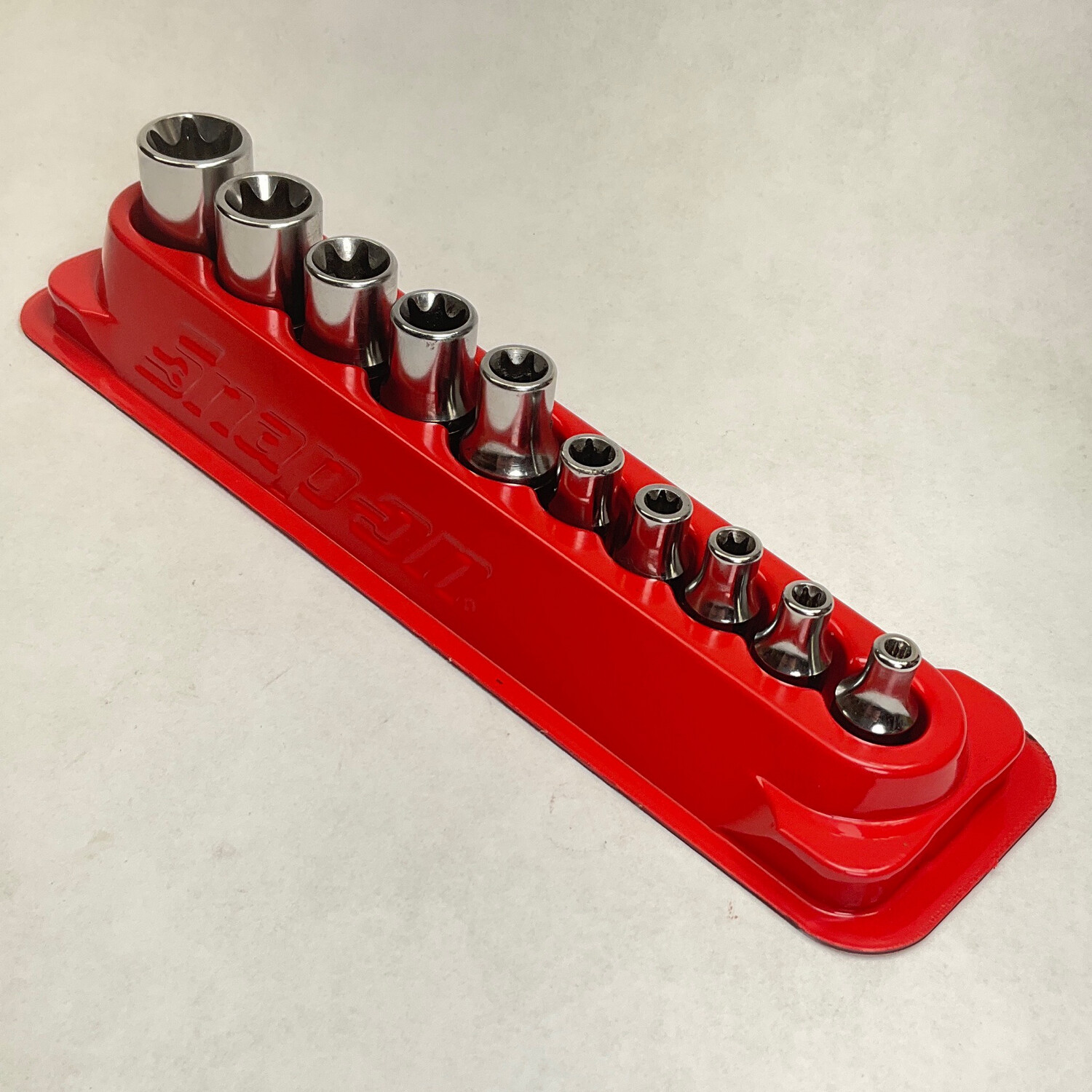 Snap On 10 pc Combination Drive TORX® Shallow Socket Set (E4-E18 ...