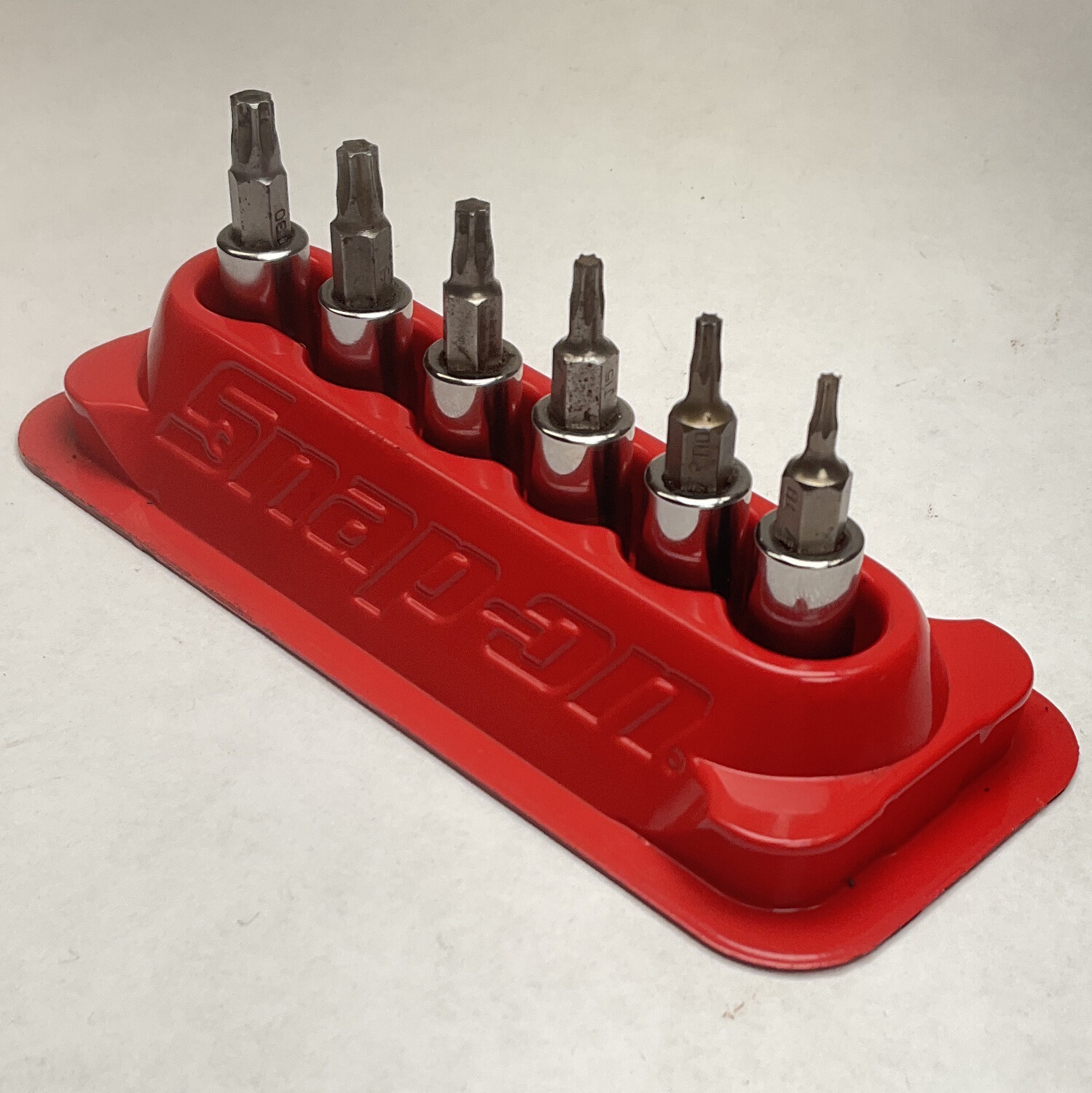 Snap On 6 pc 1/4" Drive TORX® Standard Bit Socket Set. (T8-T30), 106TTX ...