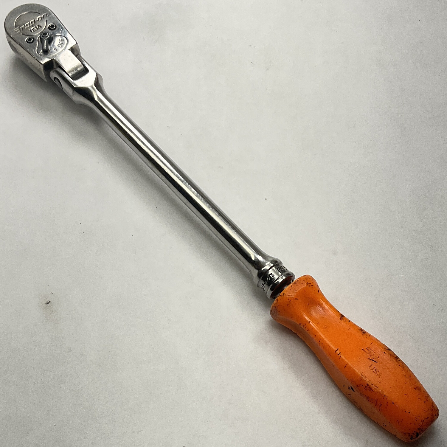 Snap On 3/8” Drive Hard Handle Flex-Head Ratchet (Orange), F851 - Shop ...