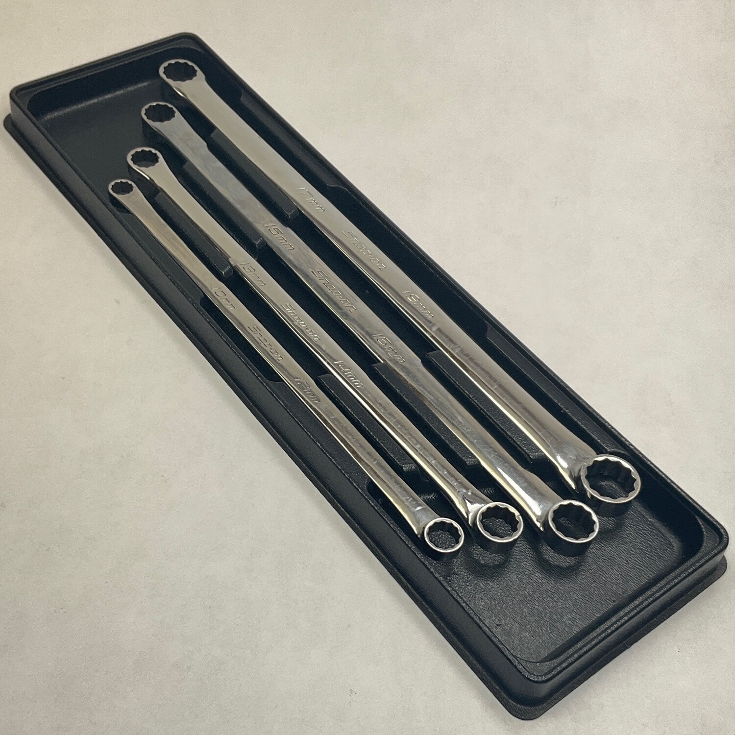 Snap On 4pc Metric Double Offset Box Wrench Set (10mm, 12-19mm) - Shop ...