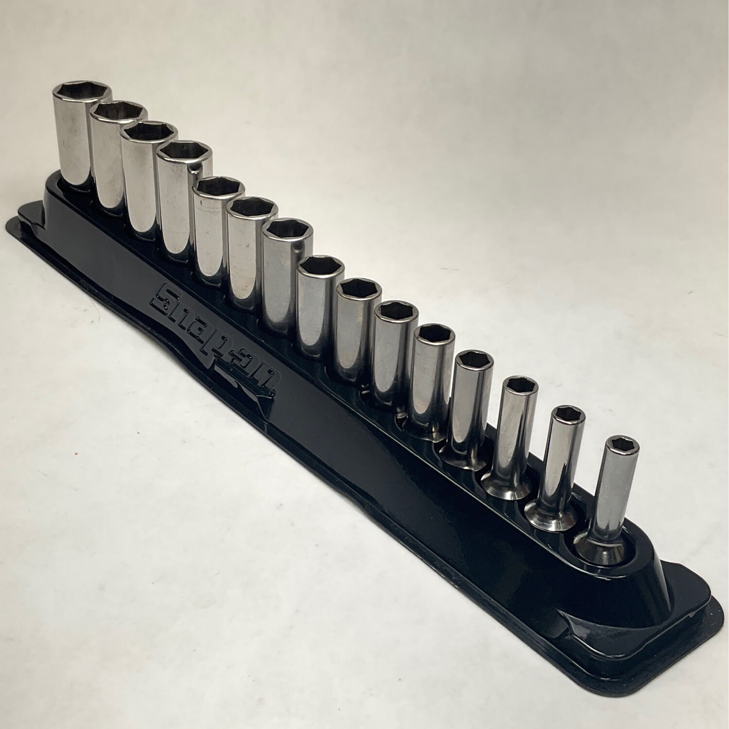 Snap On 15 pc 3/8" Drive 6-Point Metric Flank Drive Xtra Deep Socket ...