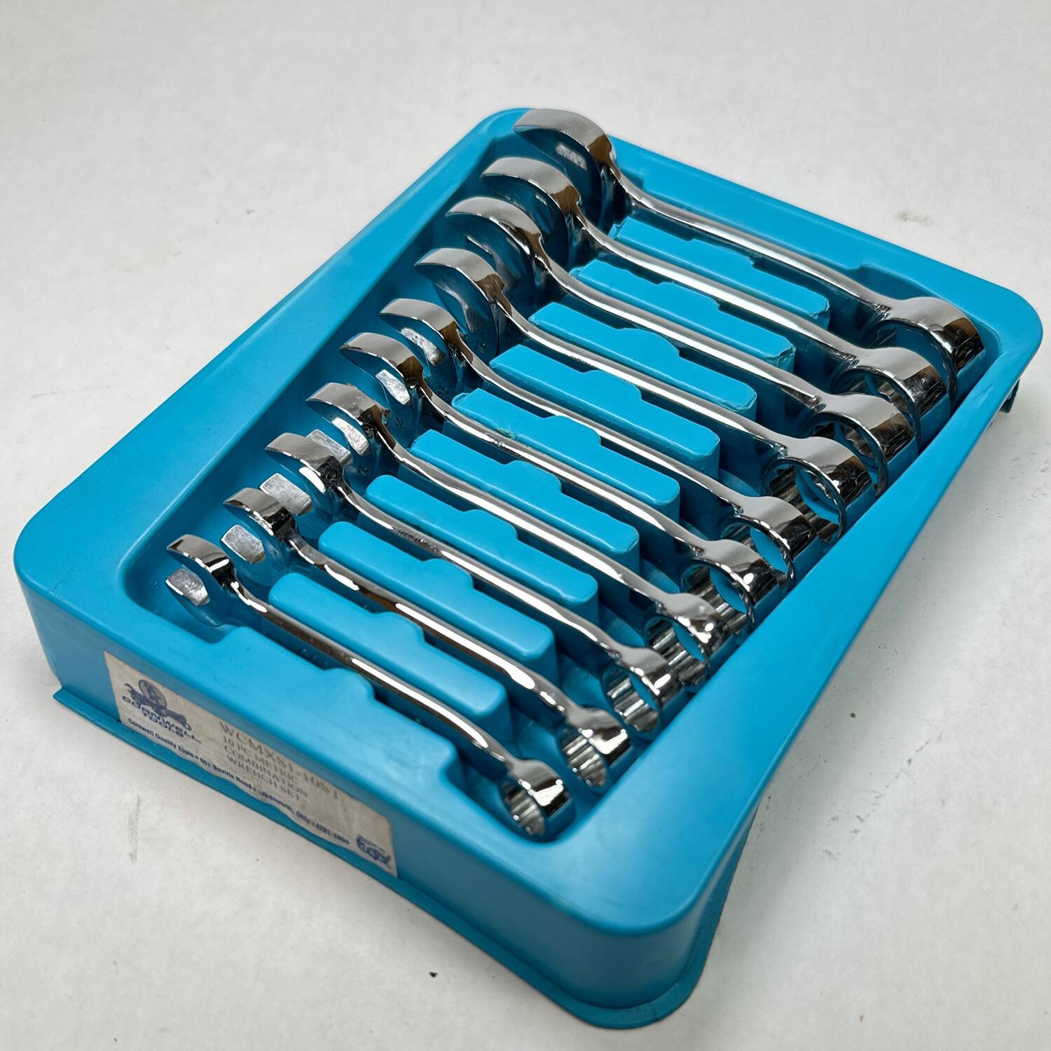 Cornwell 10 Piece Metric Extra Short Combination Wrench Set, 12 Point ...